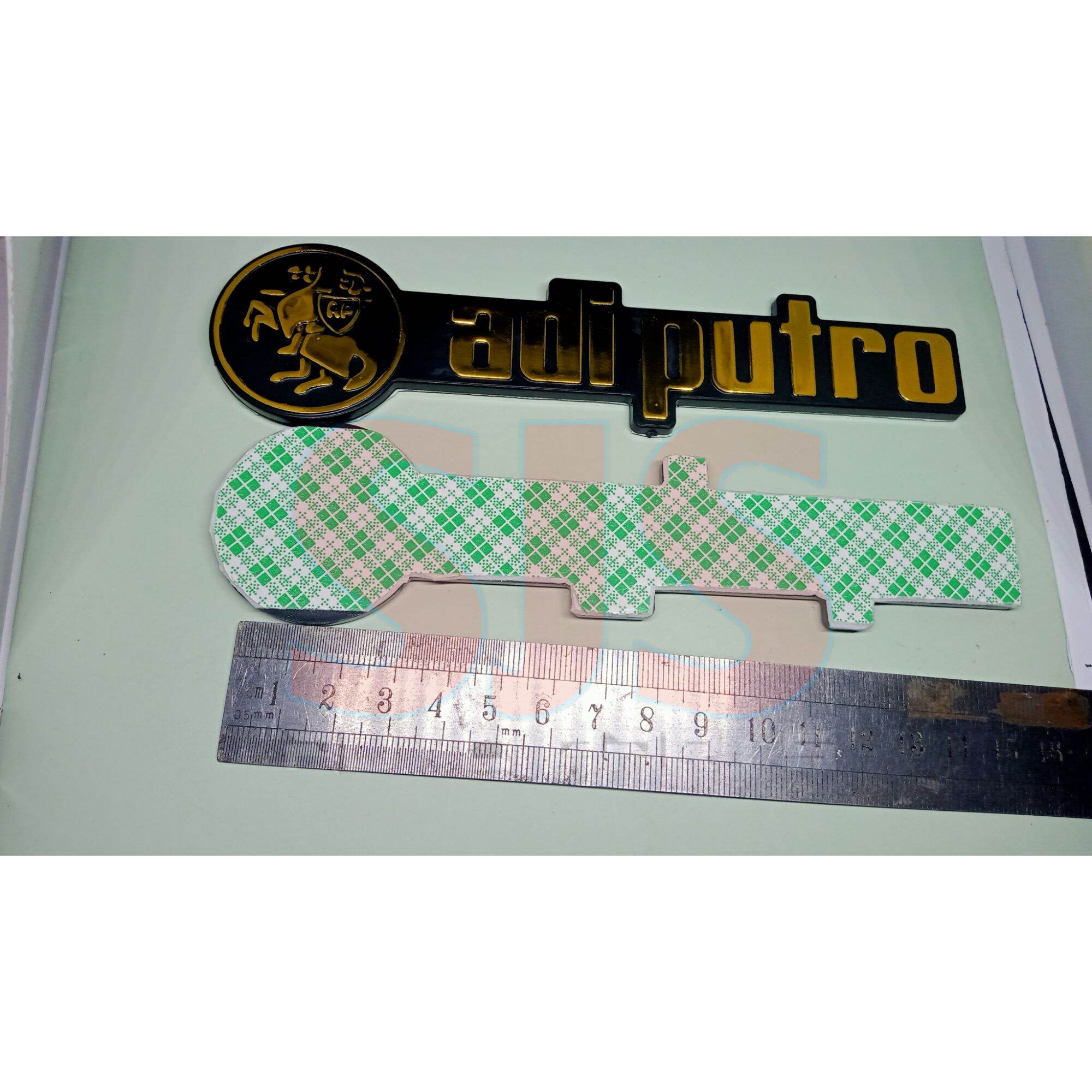 emblem logo karoseri Adiputro warna kuning mas | Lazada Indonesia