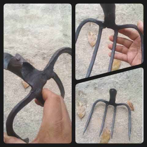 GACOK garuk sampah rumput dan jerami bahan besi tempa | Lazada Indonesia