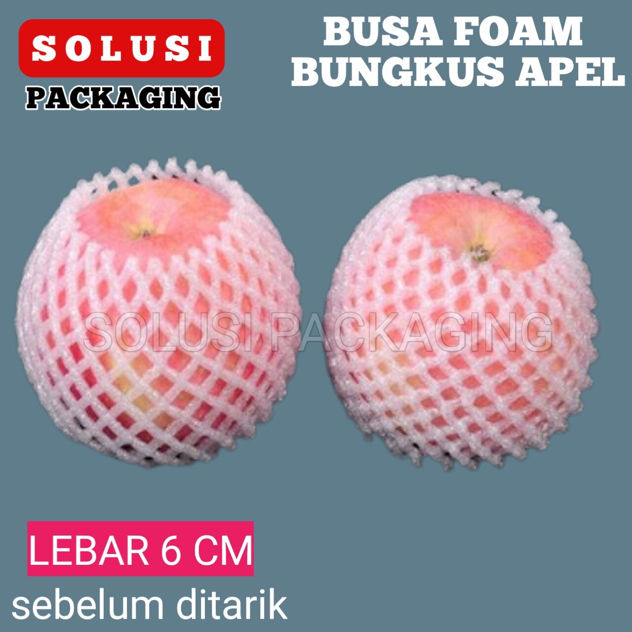 FOAMNET KECIL JARING BUAH BUSA BUAH POLYNET KEMASAN APEL BUNGKUS PIR ...