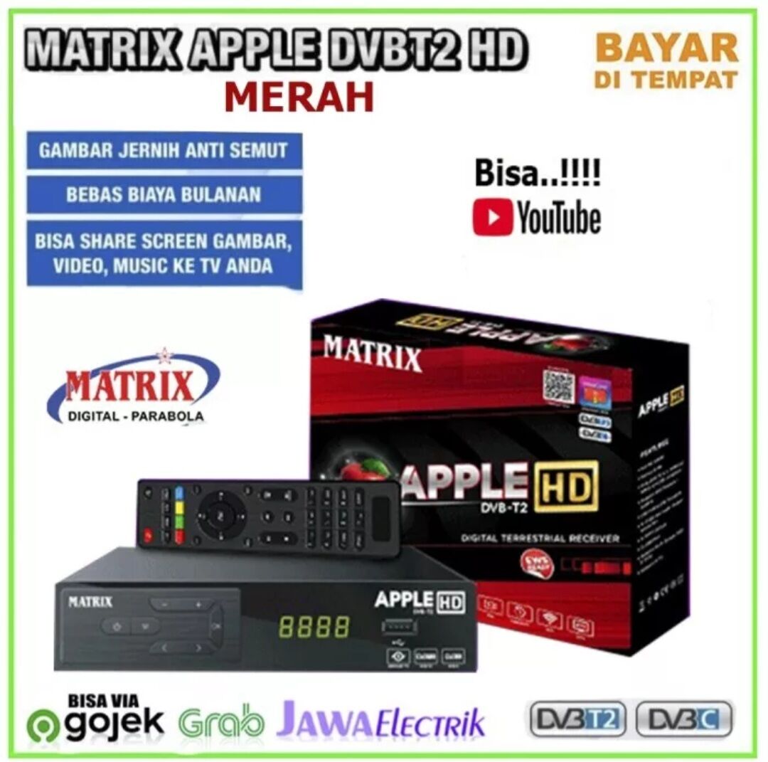 STB Matrix Apple DVB-T2 HD (FIFA WORLD CUP Qatar 2022) | Lazada Indonesia