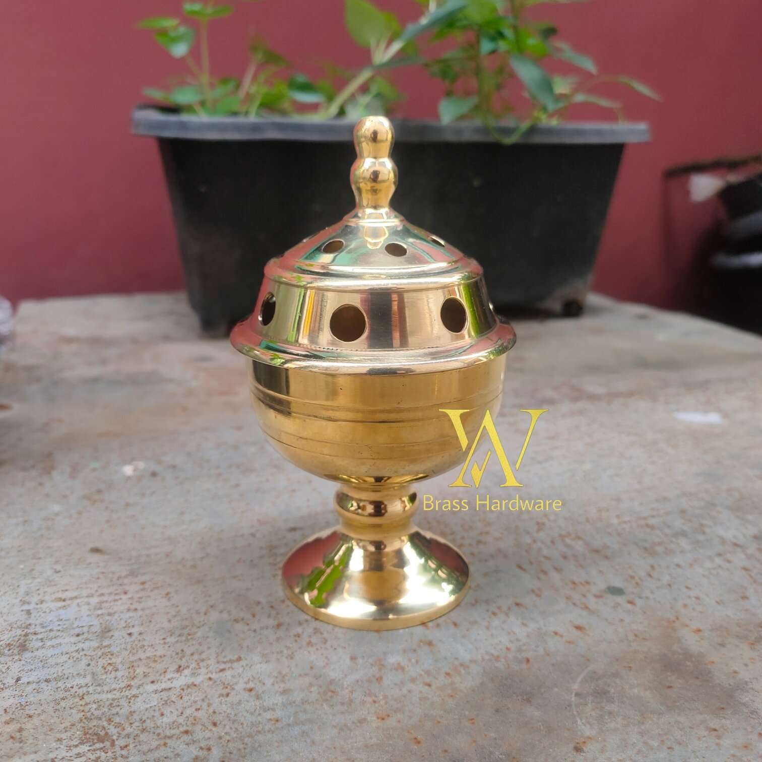 Tempat Ratus Gelas Kuningan Ratus Spa 1 pcs | Lazada Indonesia