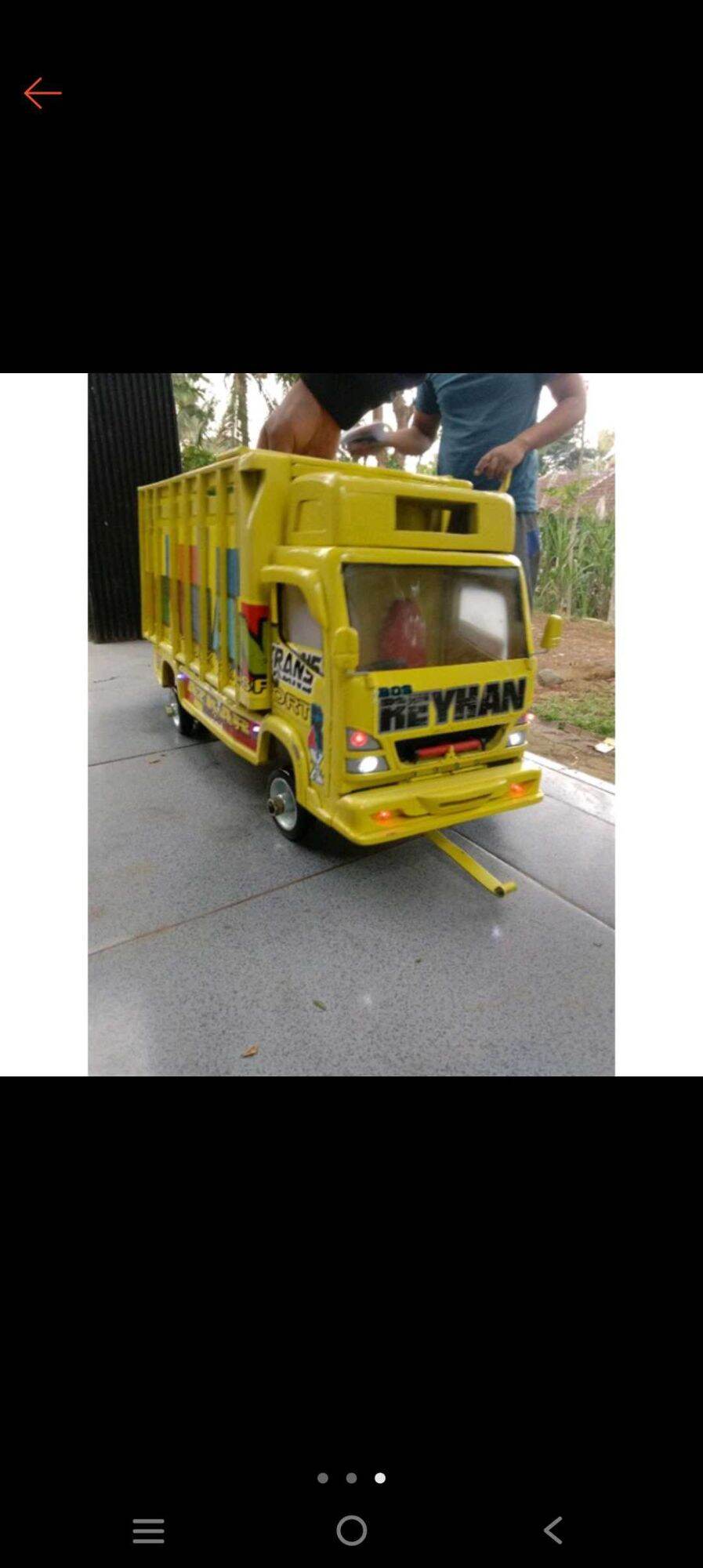 MINIATUR TRUK KAYU OLENG | Lazada Indonesia