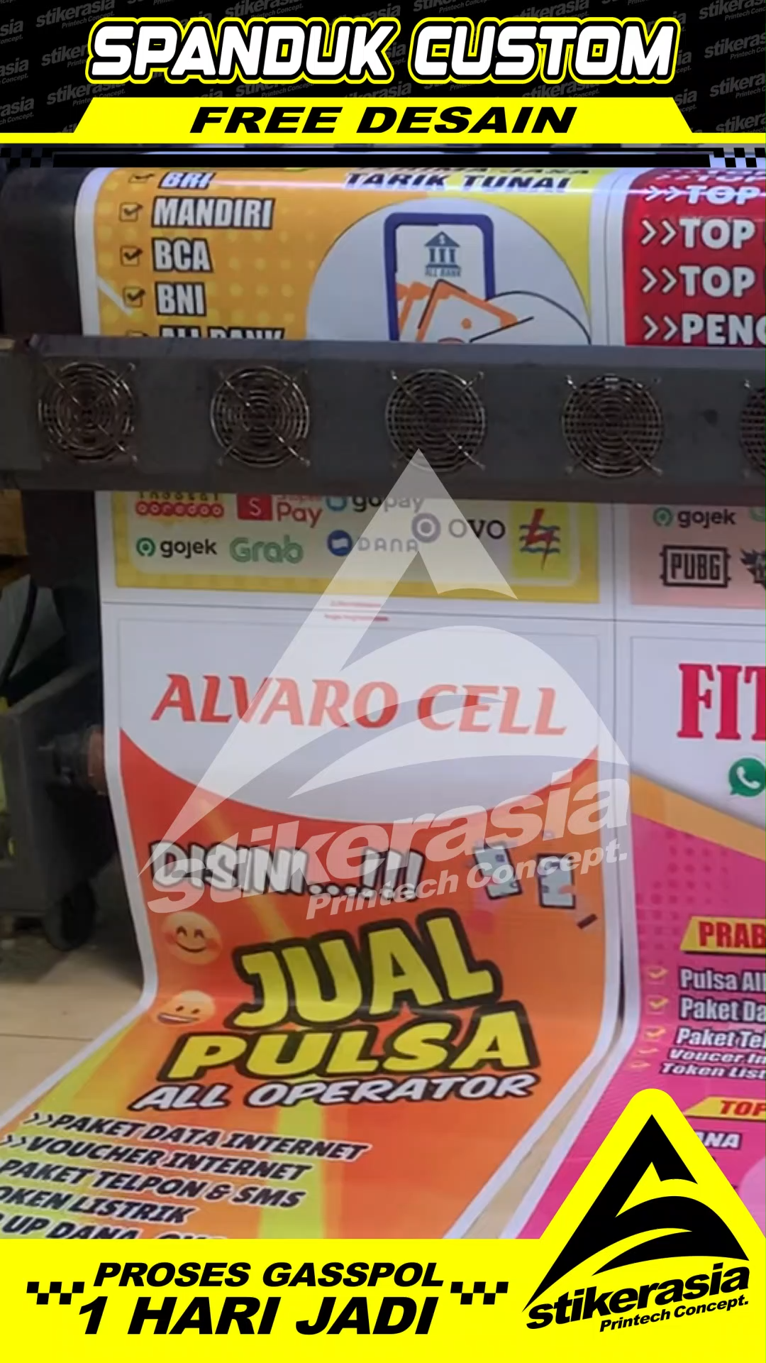 JASA CETAK SPANDUK CUSTOM POLES DETAILLING MOBIL MOTOR CETAK BANNER ...