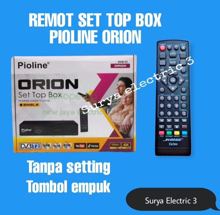 REMOTE STB PIOLINE ORION SET TOP BOX ORION PIOLINE | Lazada Indonesia