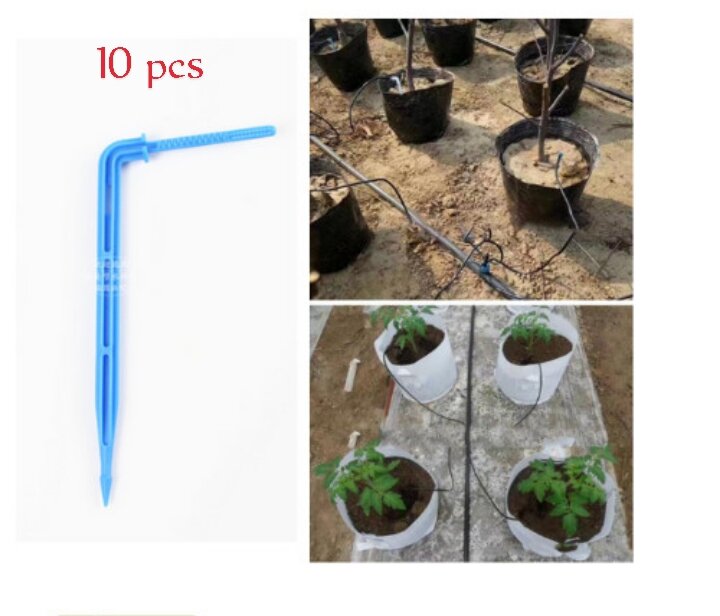 Stik drip Stick Dripper Irigasi Fertigasi Bengkok Biru isi 10pcs ...