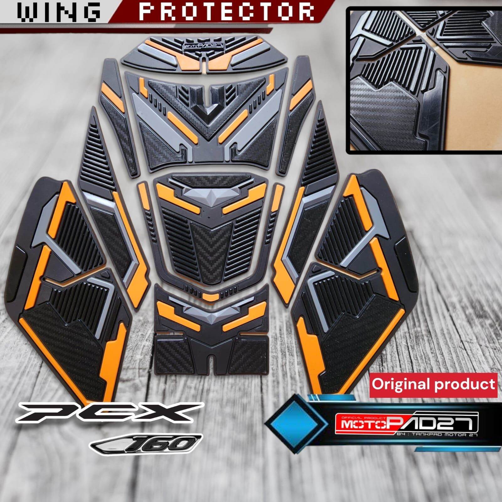 Tankpad Pcx 160 Rubber Body Protector Pcx 160 Bahan Karet | Lazada ...