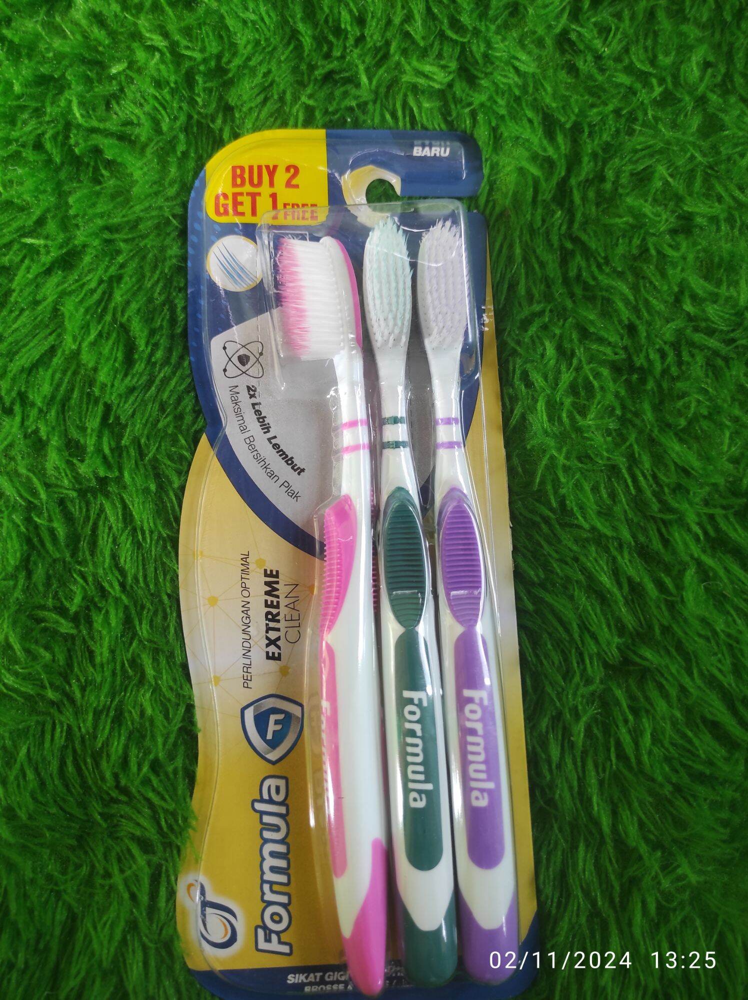Sikat gigi formula extreme clean isi 3 bagus dipakai | Lazada Indonesia