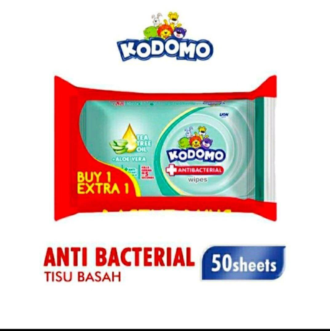 Tisu basah Kodomo buy 1 get 1 isi 50 sheet | Lazada Indonesia