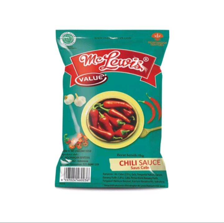 Mc Lewis Saus Sambal Cabe Chilli 1 Kg | Lazada Indonesia