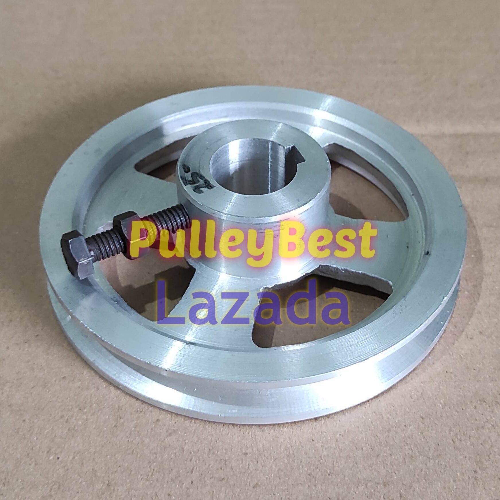 Pulley pully 5 inch as 25 mm jalur A1 pully alumunium | Lazada Indonesia