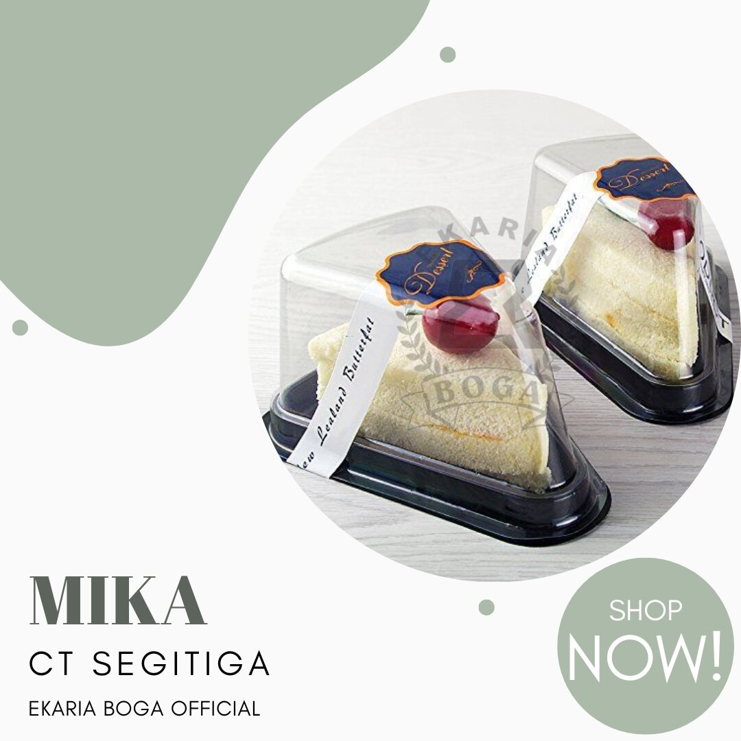 MIKA | TEMPAT ROTI | WADAH KUE | CAKE TRAY | CAKE TRAY SEGITIGA ...