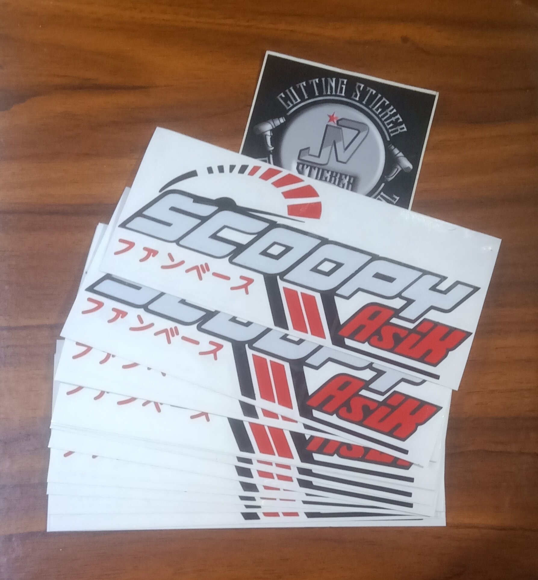 sticker Scoopy asik cutting sticker | Lazada Indonesia