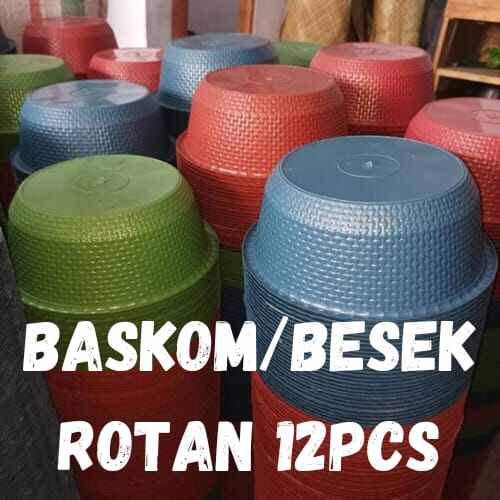 Baskom / Waskom Plastik no 12 model Rotan | Lazada Indonesia