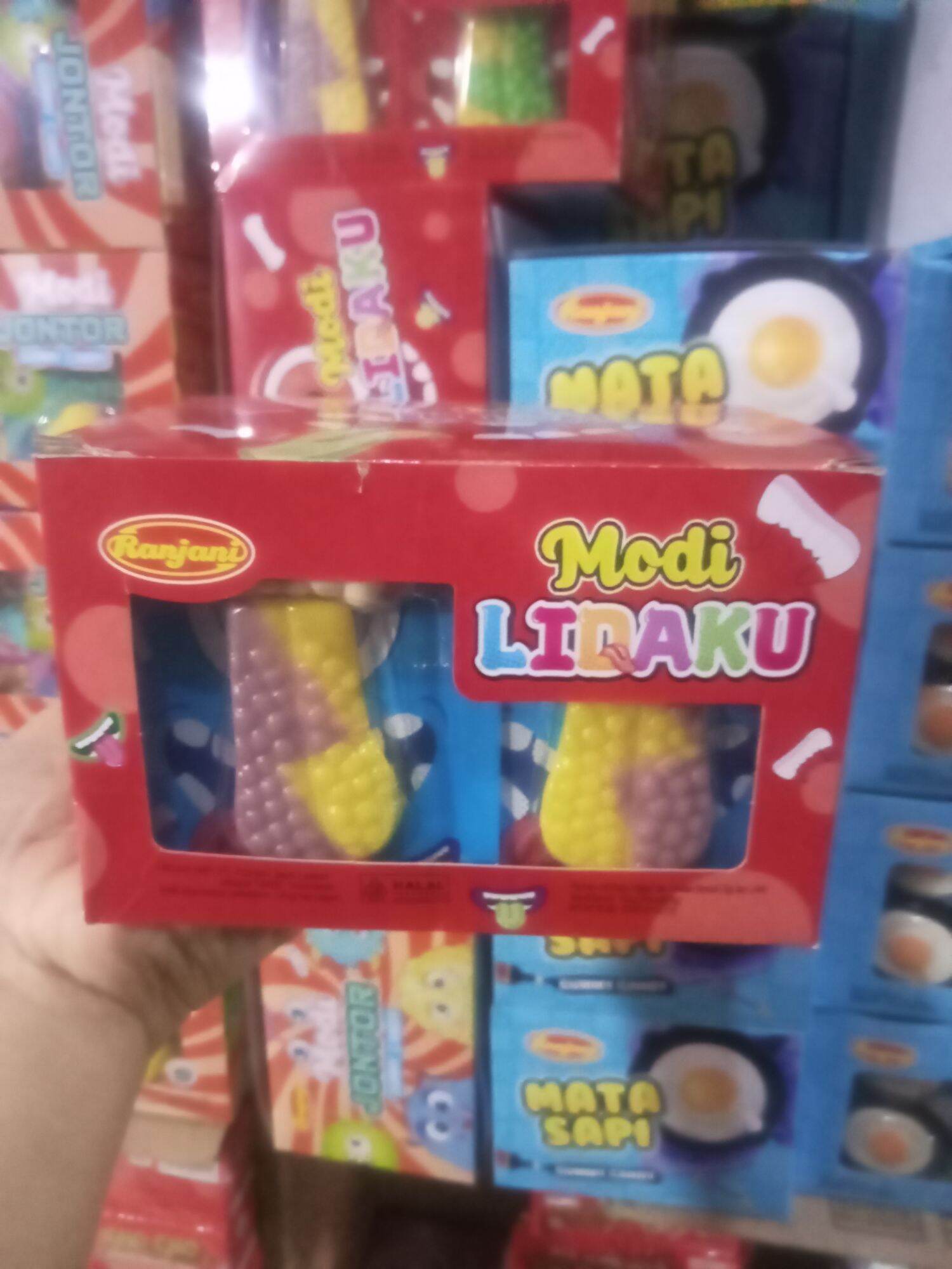 permen 1 BOX Modi LIDAKU ranjani permen lunak permen bentuk lidah isi ...