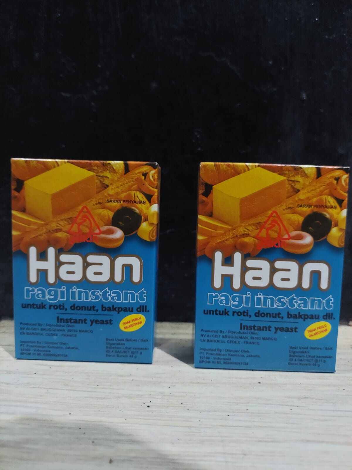 Pengembang Roti/Donut/Kue Ragi Sachet Haan Ragi Instant Sachet Original ...