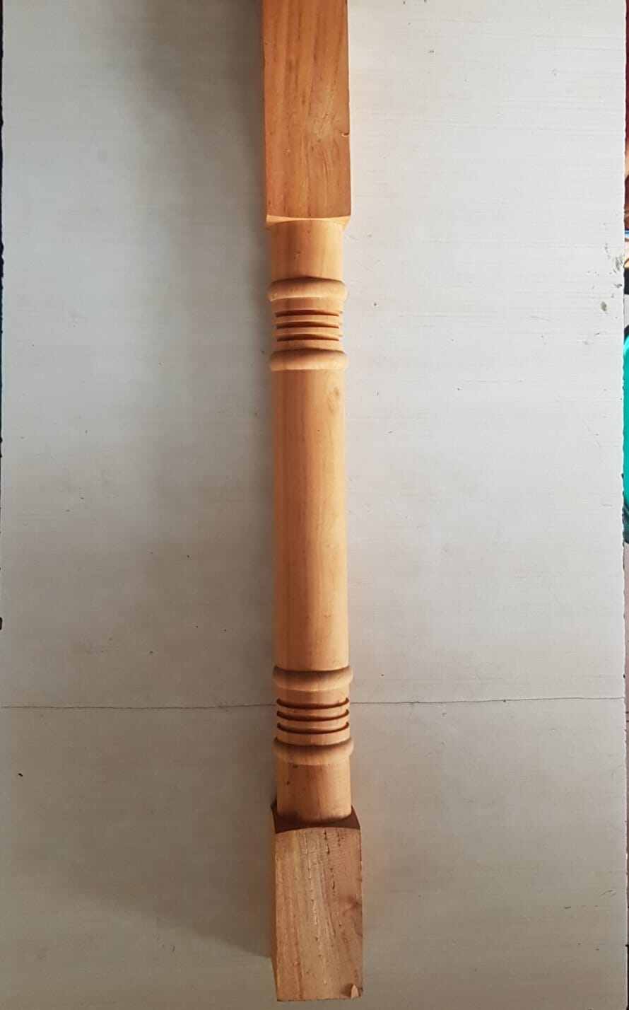 Tiang Kayu anak Tangga desain Etnik & Elegant ukuran 6x6x80cm | Lazada ...
