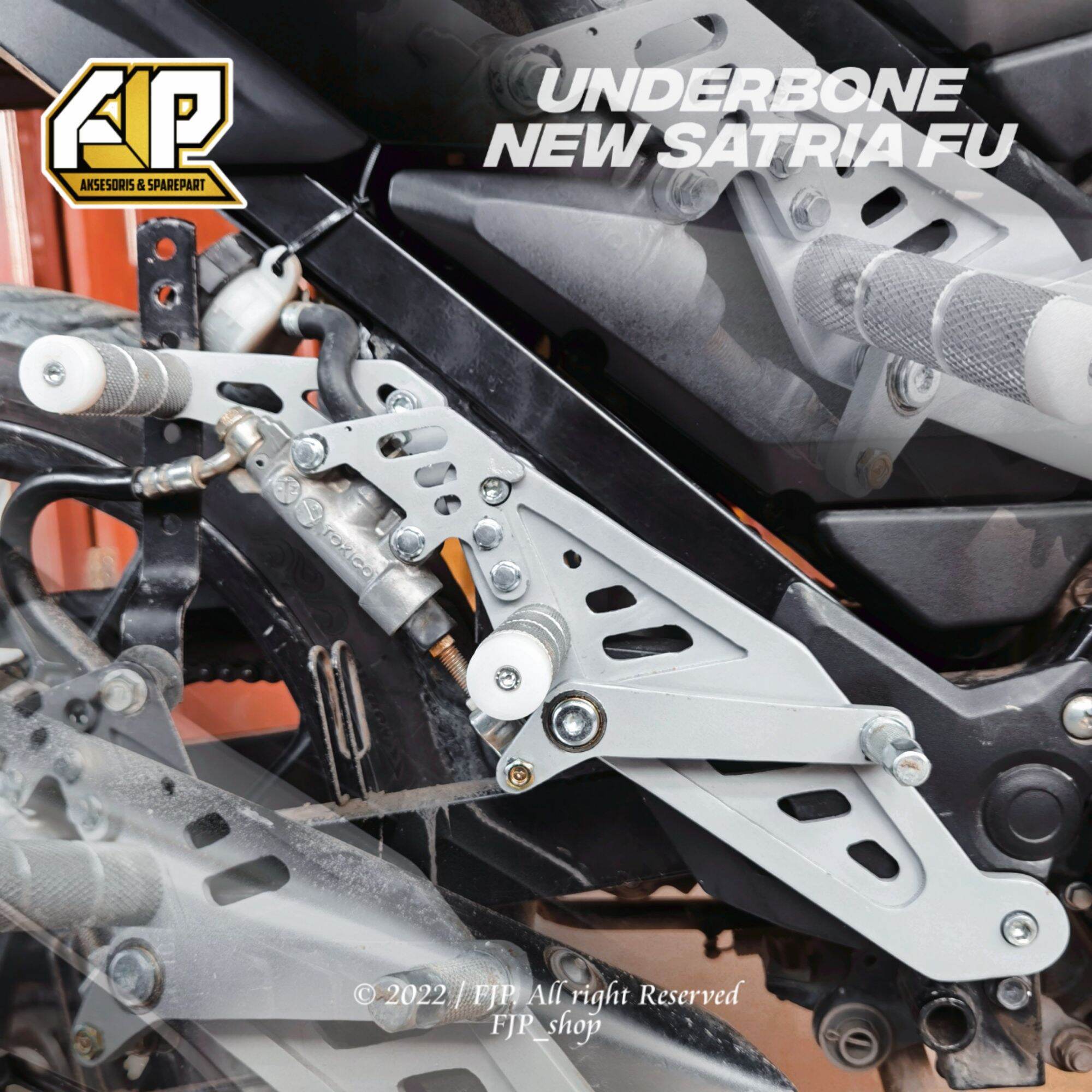 Underbone Satria R2 Costom bukan NGRT Besi Tebal 8mm PnP carbu dan ...