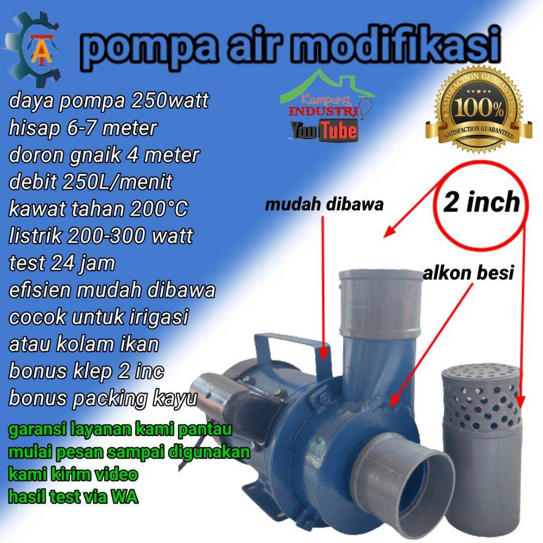 Pompa air dinamo alkon besi hemat daya dinamo pompa air shimizu alat ...