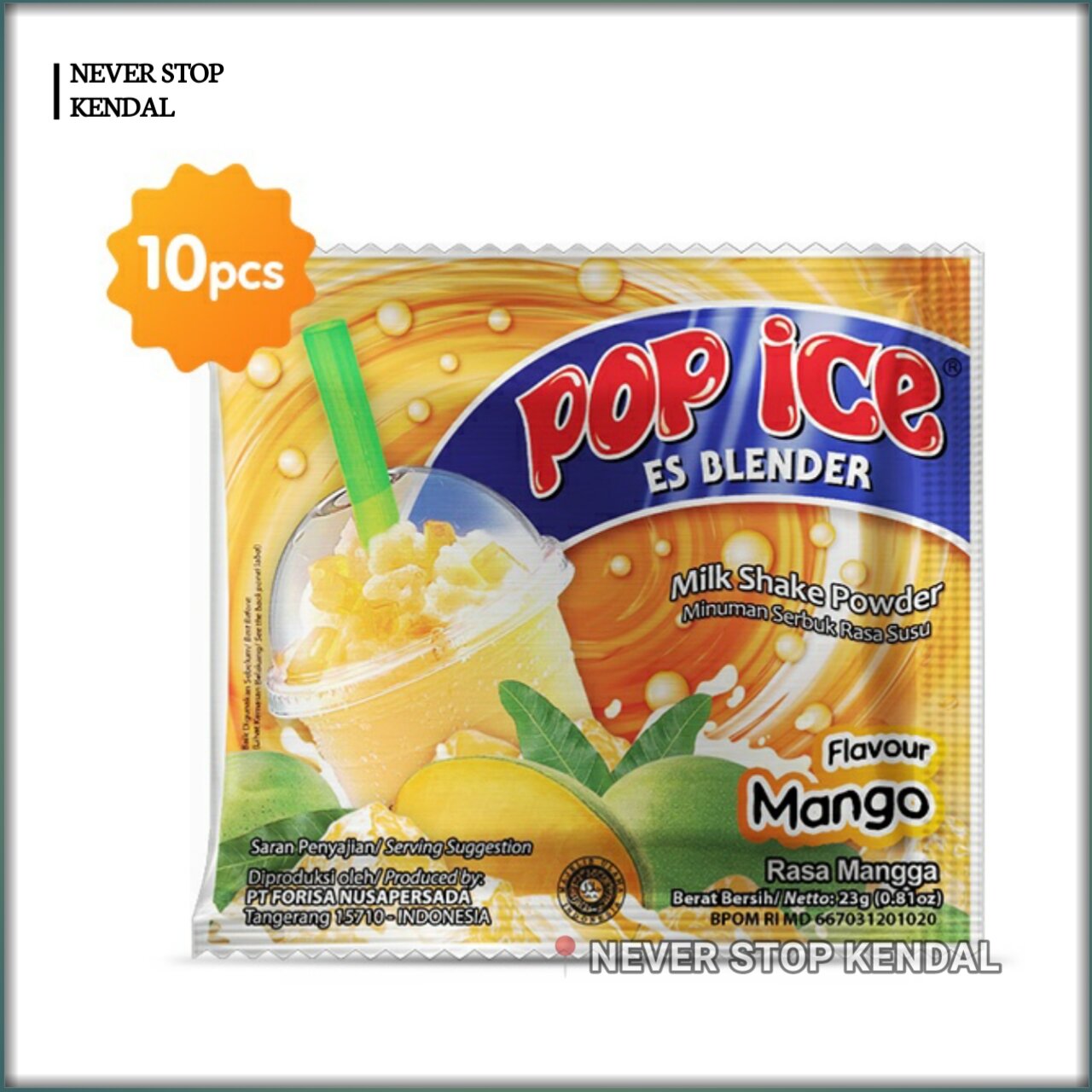 Pop Ice Mangga 1 Renceng isi 10 Sachet | Lazada Indonesia