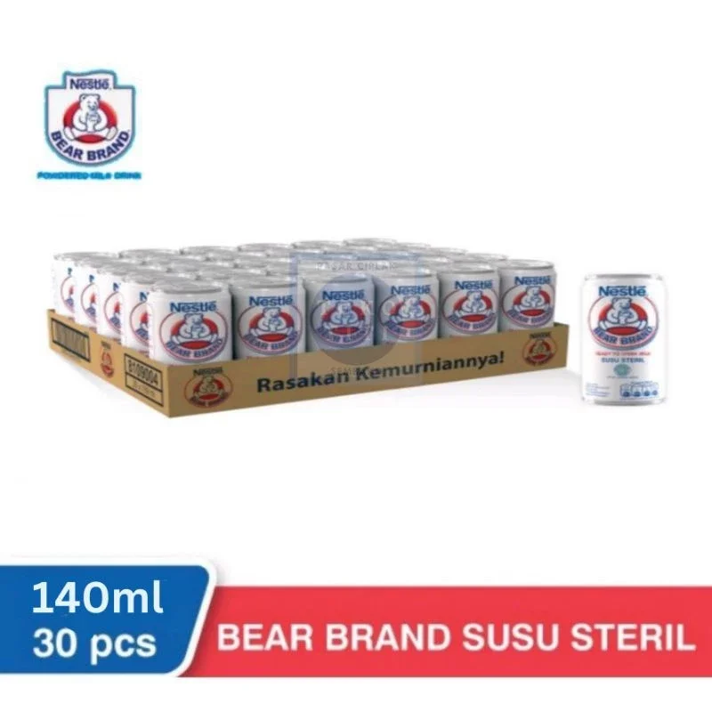 BEAR BRAND KECIL 140ML 1 CARTON ISI 30PC | Lazada Indonesia