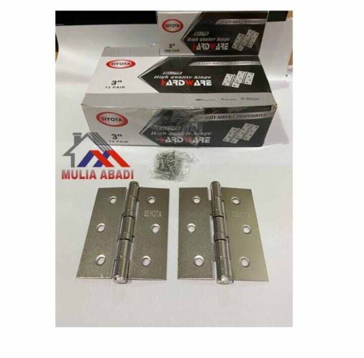 ENGSEL PLAT 3 INCH /ENGSEL PINTU JENDELA /ENGSEL PLAT SIYOTA 3IN ...