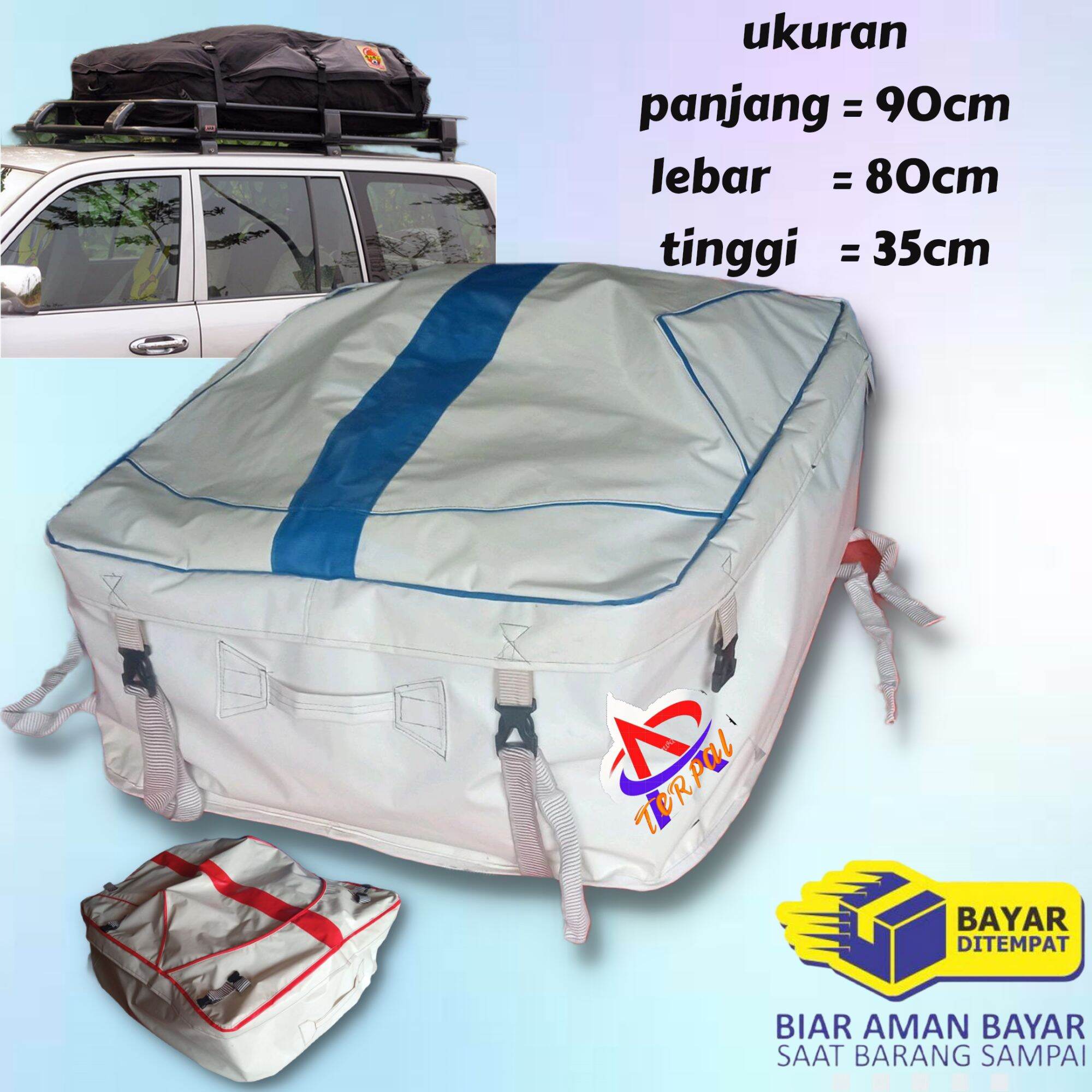 ROOF BAG atau tas rak kabin mobil anti air tebal dan kuat | Lazada ...