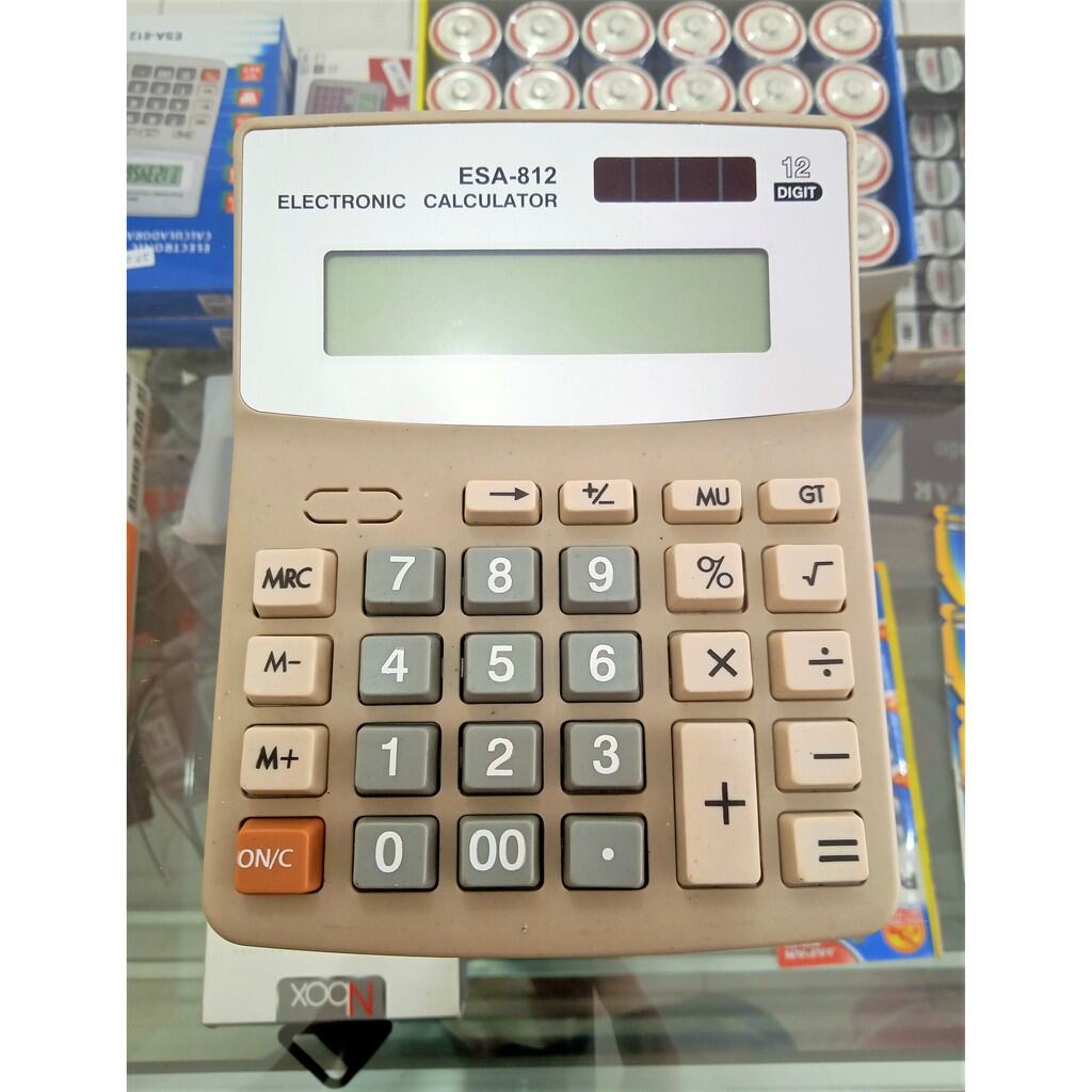 Kalkulator Esa 812 kalkulator dagang | Lazada Indonesia