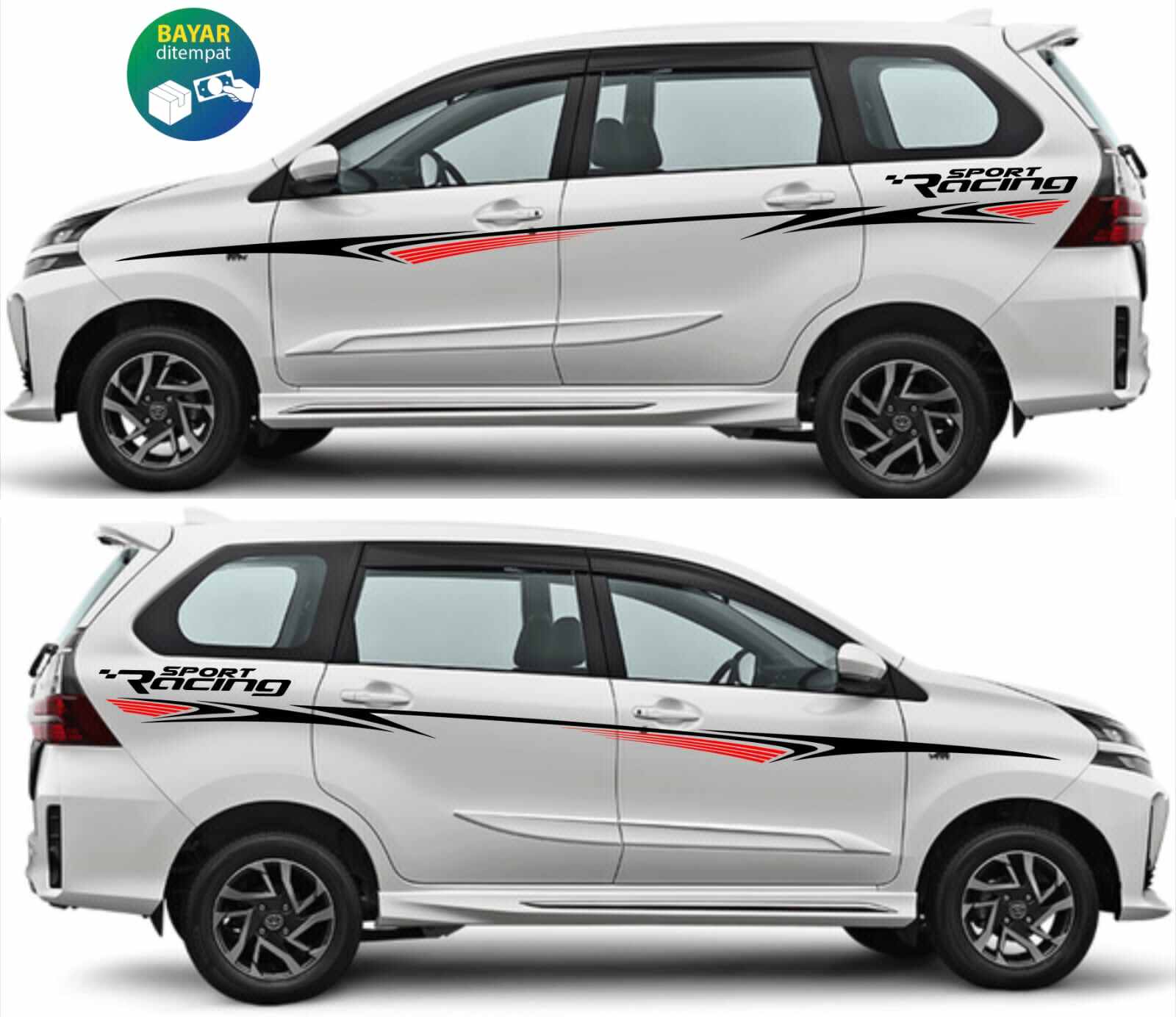 Stiker mobil toyota avanza sticker mobil avanza cutting sticker mobil ...