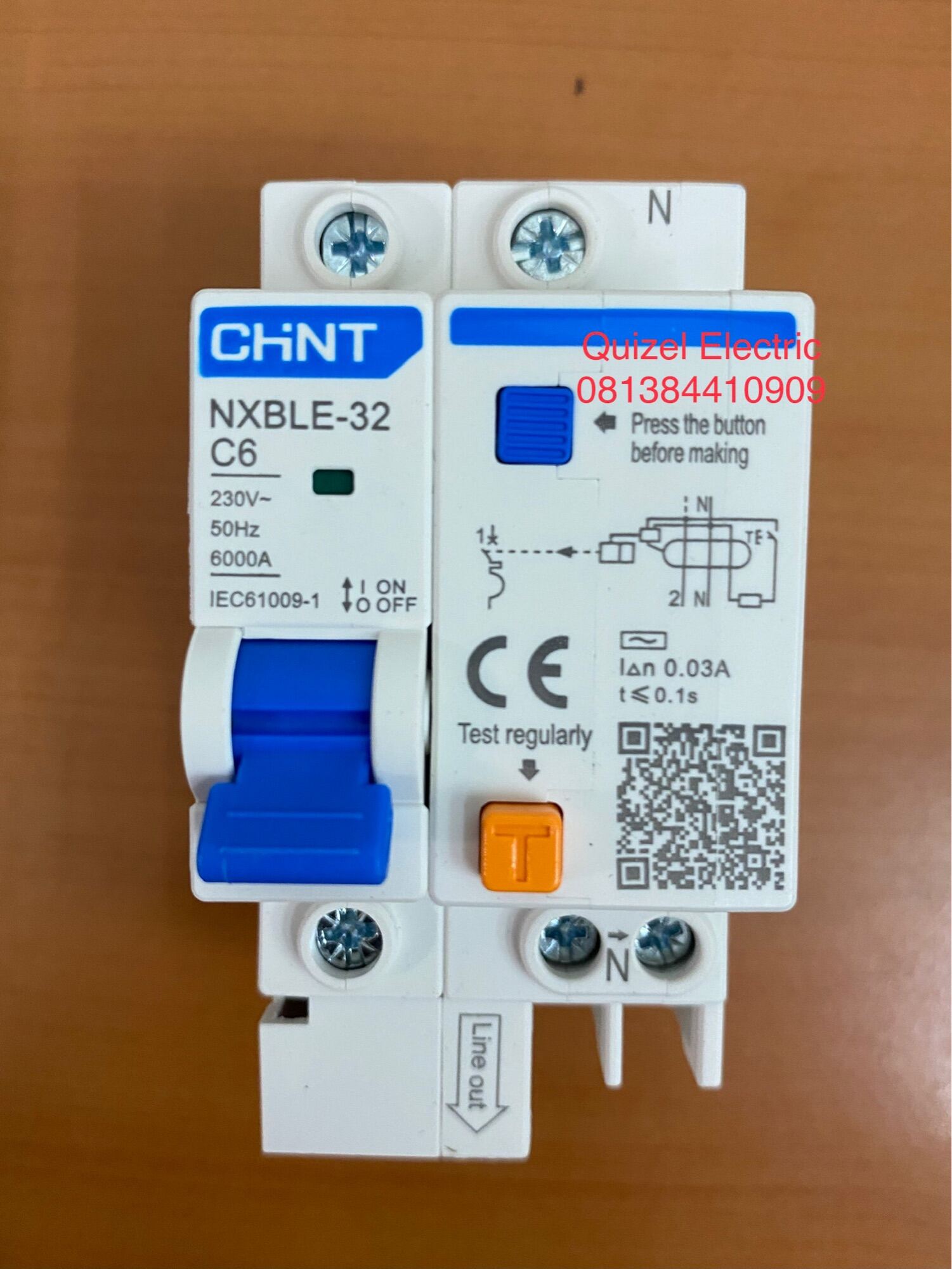 ELCB atau RCCB 6A 1P+N merk CHINT | Lazada Indonesia