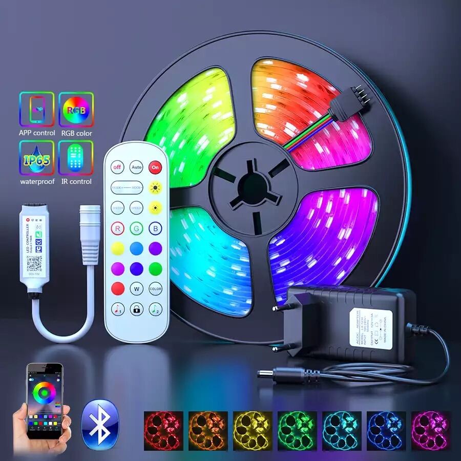 Lampu led RGB aesthetic 2385, LED RGB 2meter Lampu led warna warni, led ... Lampu led RGB aesthetic 2385, LED RGB 2meter Lampu led warna warni, led ...
