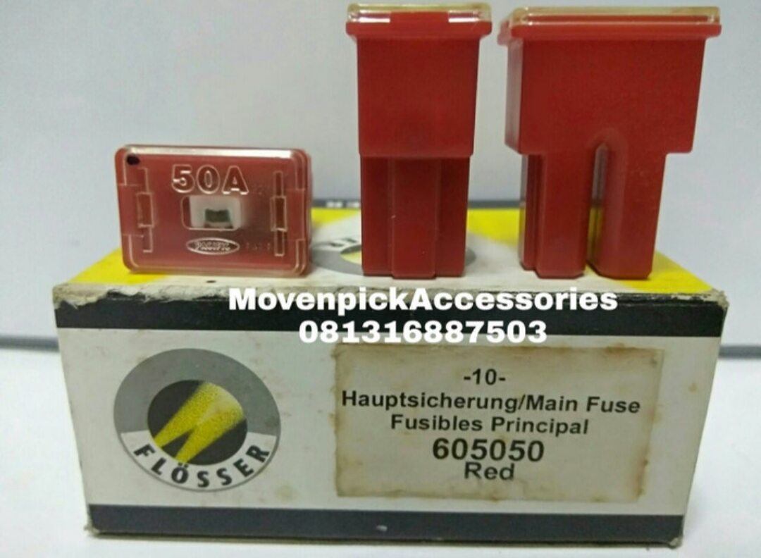 FUSE PUSAT PACIFIC FEMALE BESAR 50A ORIGINAL JAPAN - HARGA 1 PCS ...