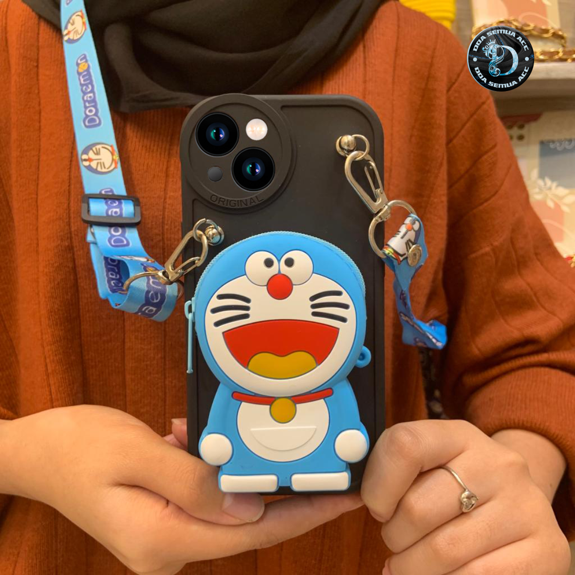 DSA Case Dompet Karakter case oval Casing hp untuk OPPO A5S A15 A16 A37 ...