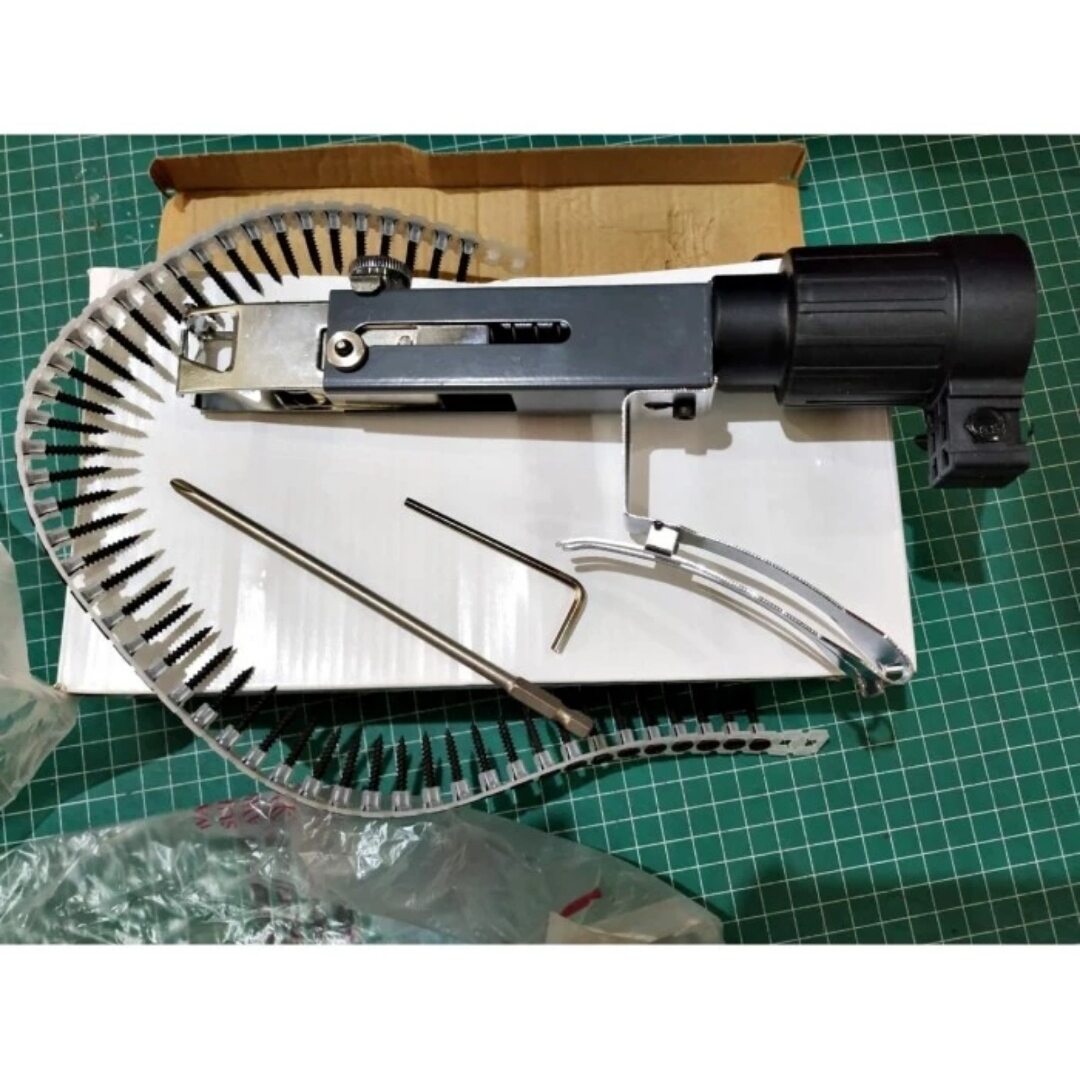 Adapter Drill Screw Gun Adapter Bor Tembak Skrup Paku Otomatis | Lazada ...