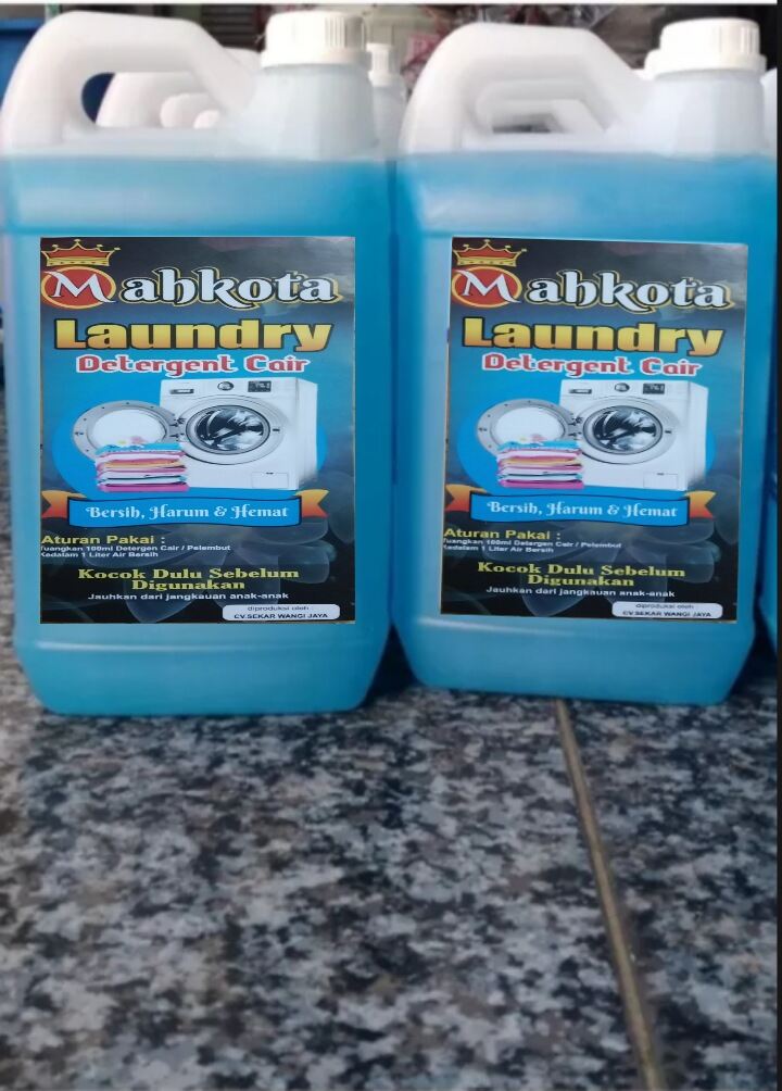 SABUN CAIR LAUNDRY VARIAN BLUE AROMA PARFUM DENGAN KEMASAN 5 LITER ...