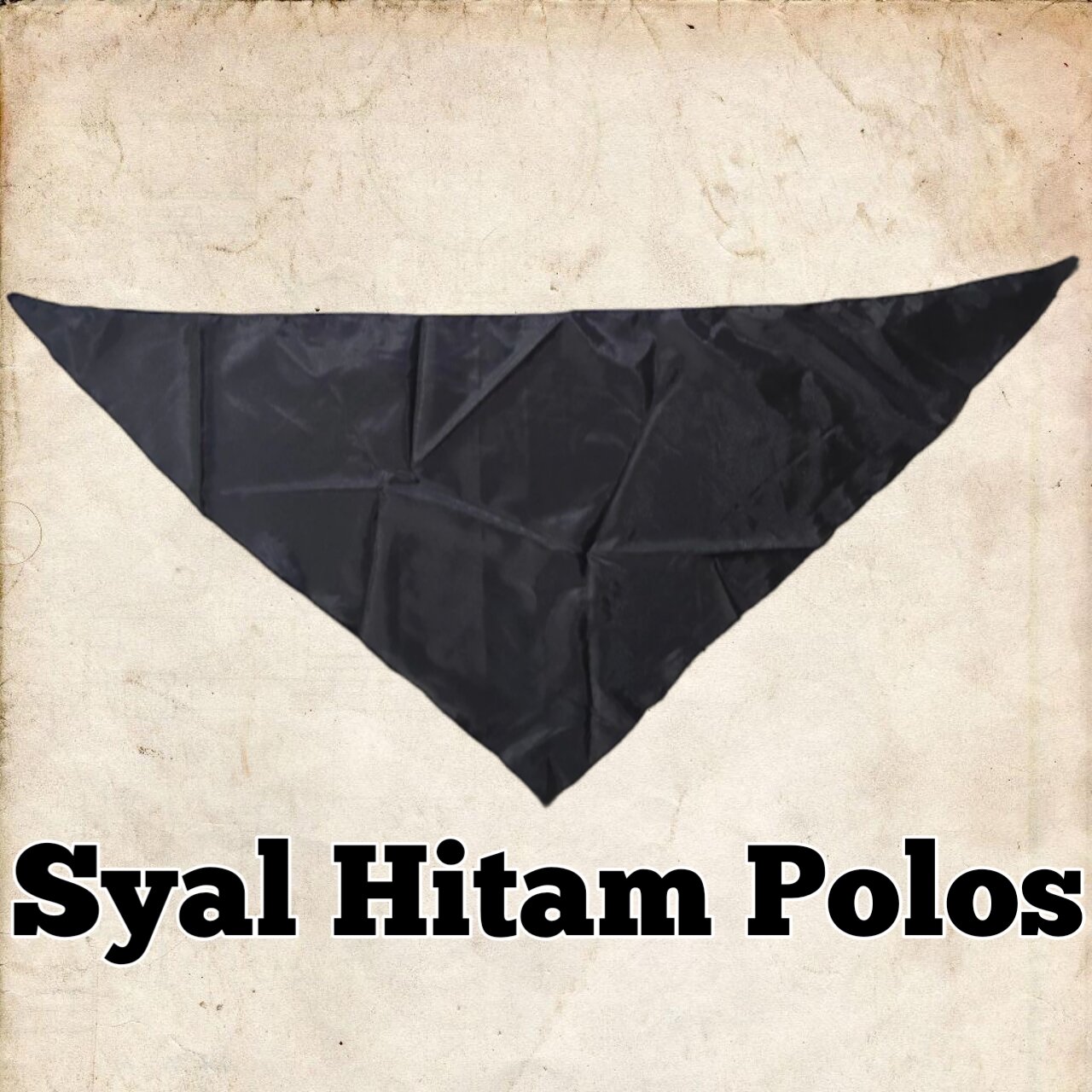 Syal Slayer Hitam Segitiga Polos | Lazada Indonesia