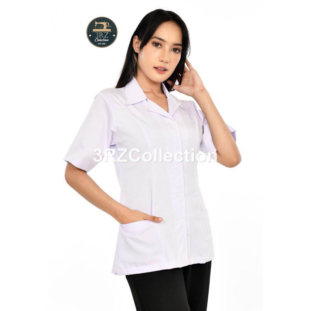 Baju Dinas Putih Perawat Wanita Lengan Pendek Atasan Putih PNS Wanita ... Baju Dinas Putih Perawat Wanita Lengan Pendek Atasan Putih PNS Wanita ...