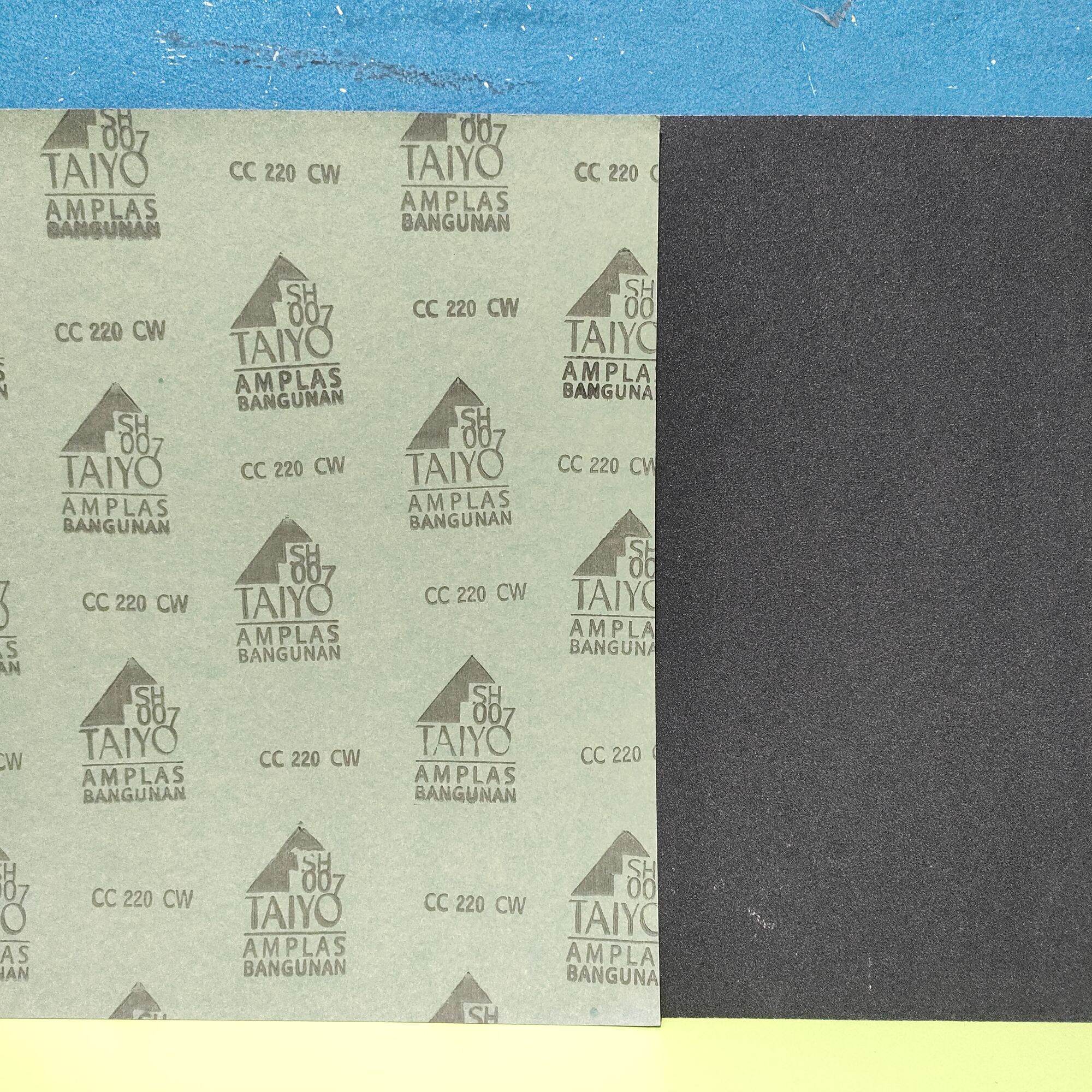 Amplas Lembaran Taiyo Grit Ukuran 220 Grit 220 Amplas Halus dan Kasar ...