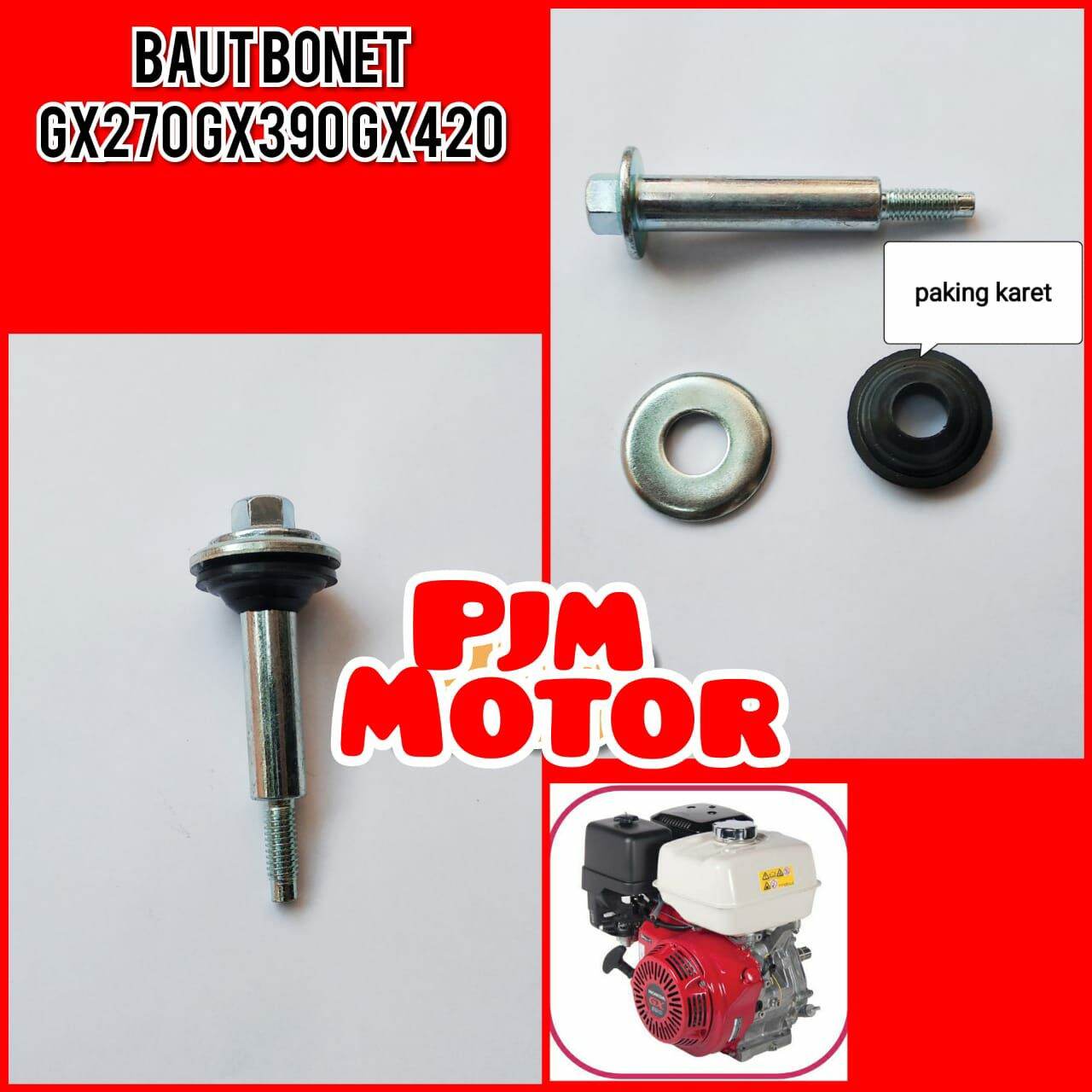 GX270 STUD BONNET BAUT BONET TUTUP KOP DEKSEL MESIN PENGGERAK GX390 ...