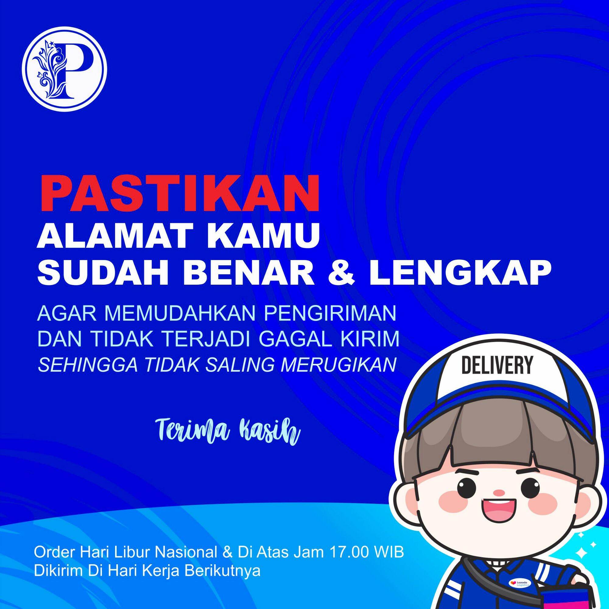 Stiker Rambu Paket Taruh Disini Sticker Vinyl Tahan Air | Lazada Indonesia