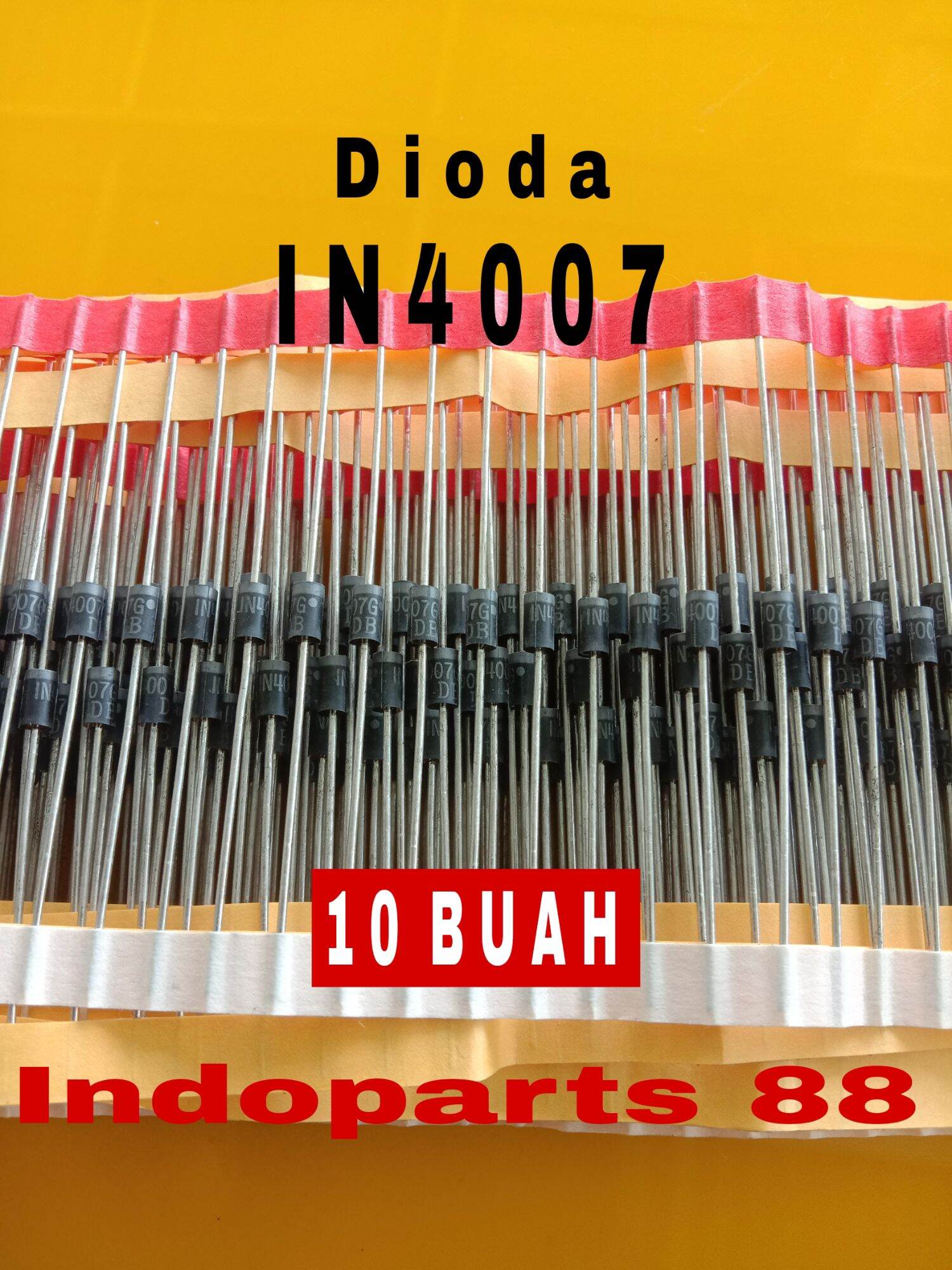 (10 Buah ) DIODA IN4007 DIODE IN4007 IN 4007 RECTIFIER DIODA IN4007 ...