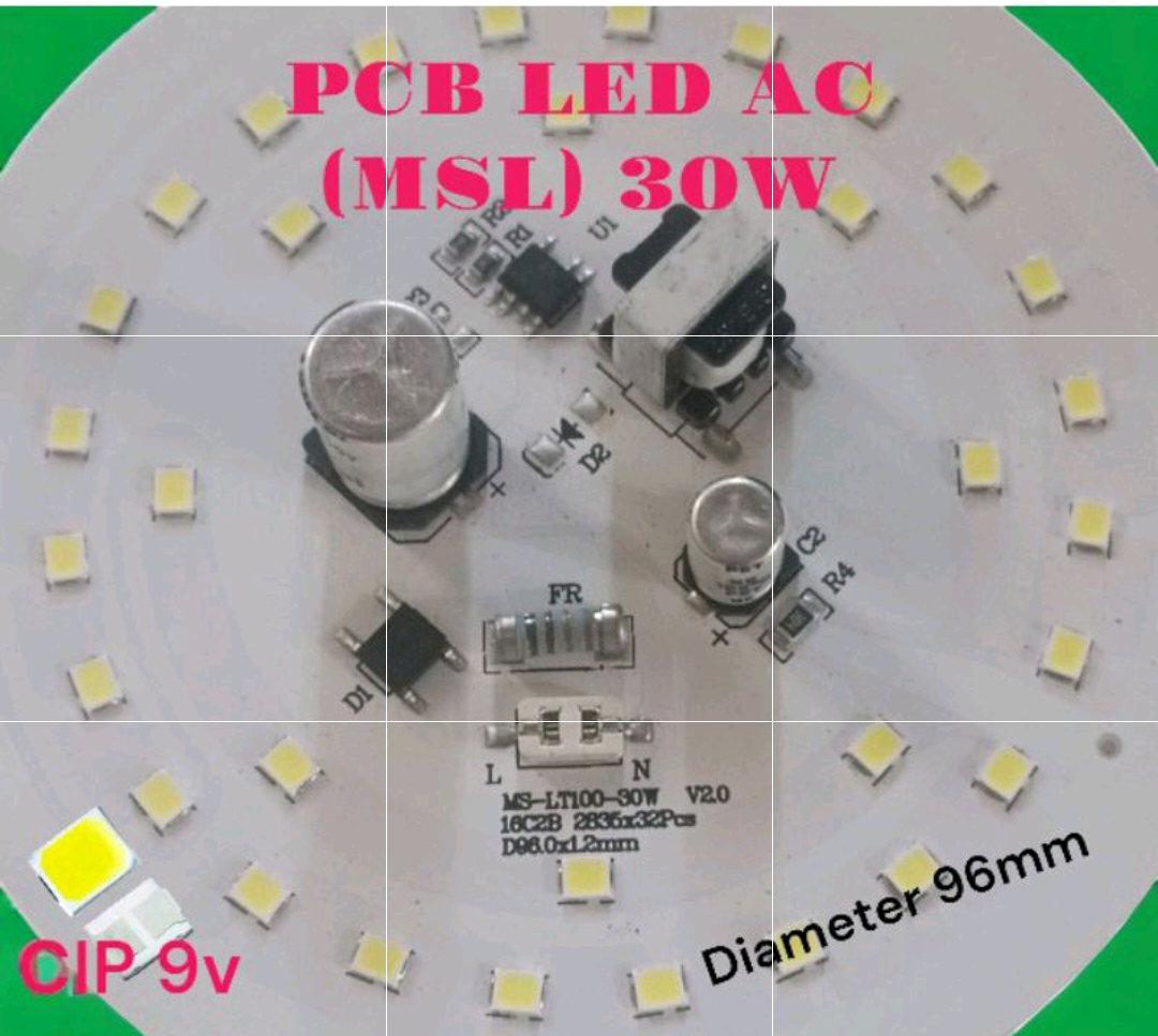 PCB LED AC MSL 30W | Lazada Indonesia