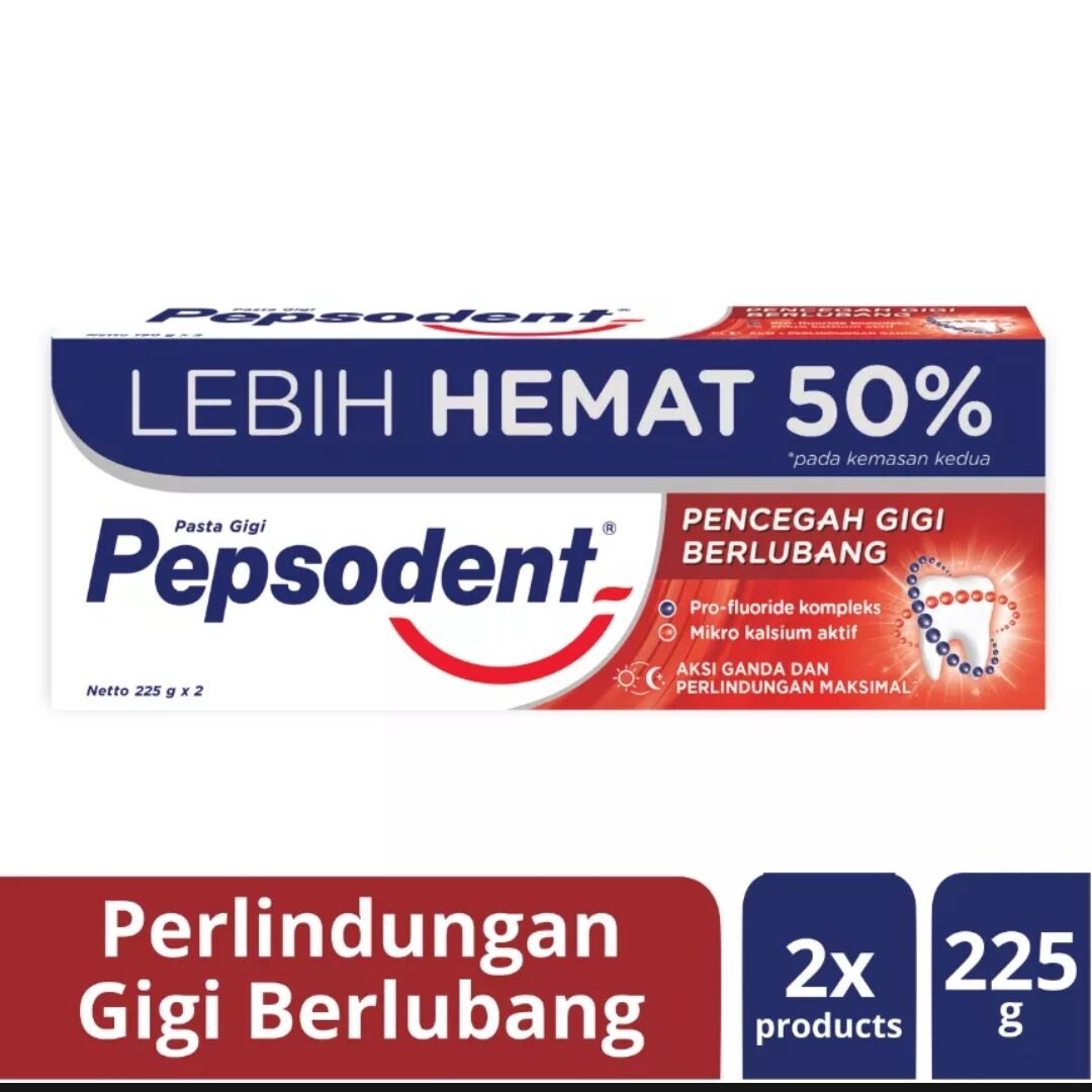 Pasta Gigi Pepsodent White Pencegah Gigi Berlubang Kemasan Spesial ...