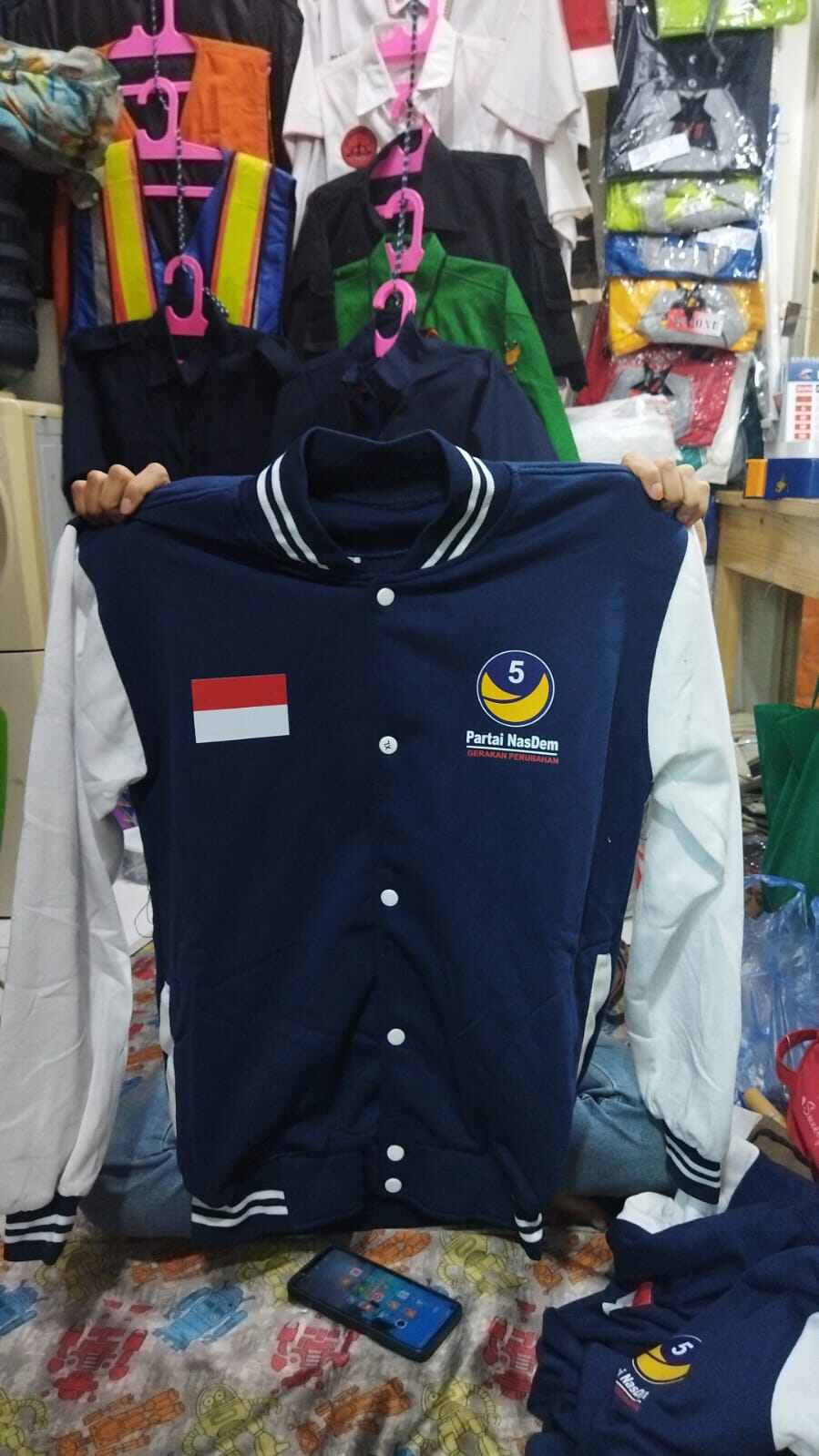 jaket partai nasdem biru navy | Lazada Indonesia