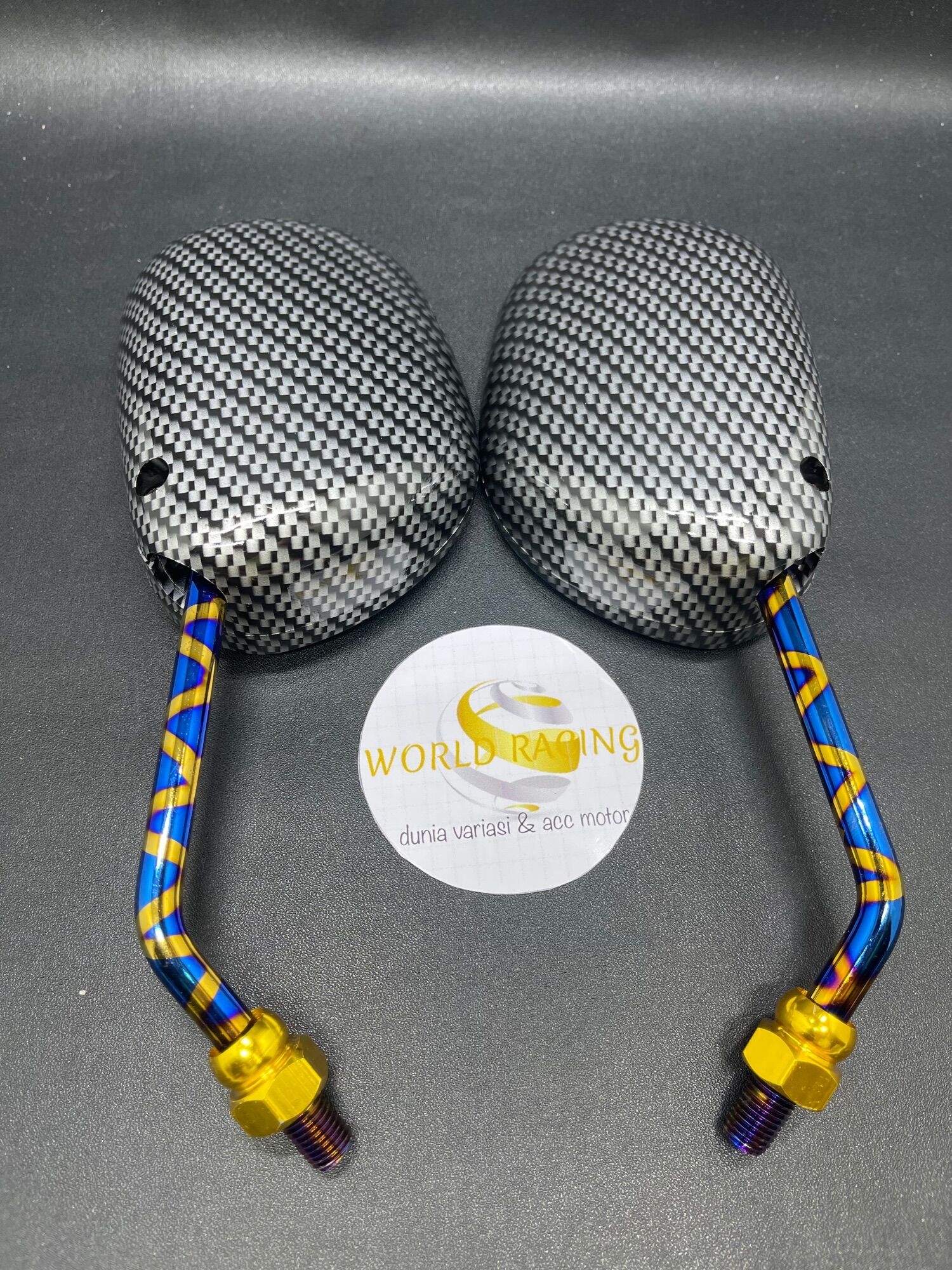 Spion Yamaha Mio Karbon Blue X - spion mio fino jupiter vixion dll ...