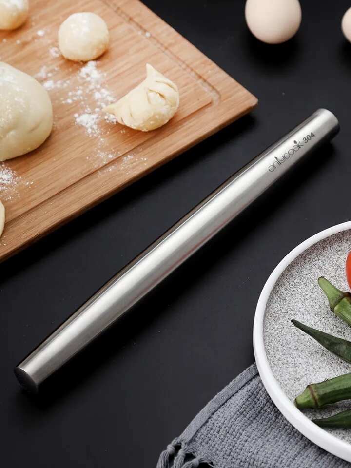 Roller Gulungan Stainless Steel 304 Food Grade Ratakan Adonan Kue Donat ...