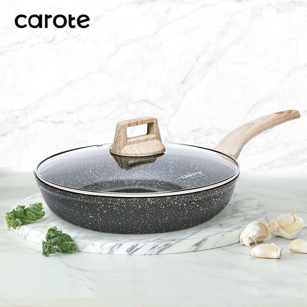 Carote Woody Fry Pan - Carote Wajan Penggorengan Lapisan Granit Anti ...