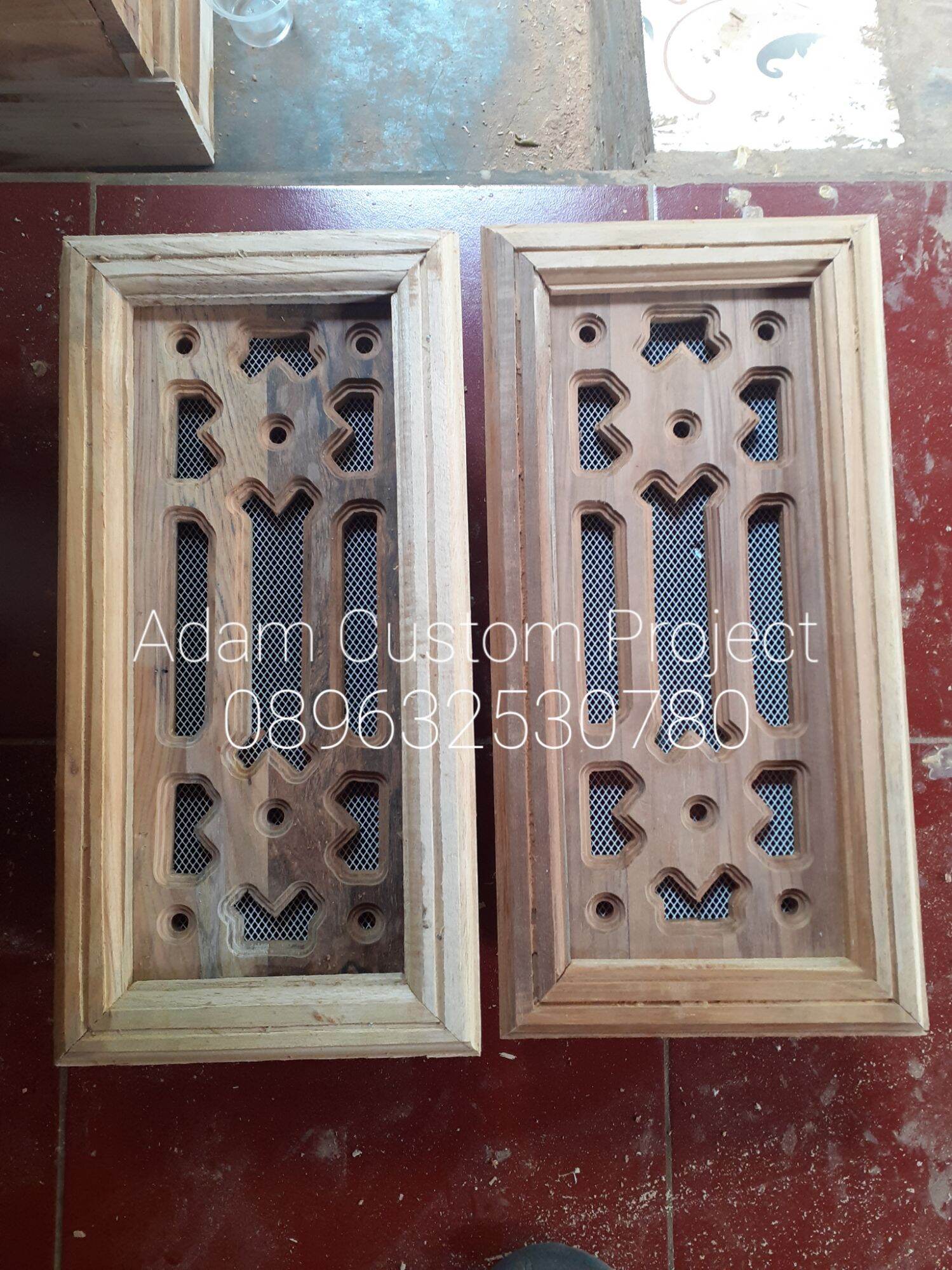 Loster Kayu Jati Perhutani Ukir Kayu Jati & Kasa 33x17x14 cm | Lazada ...