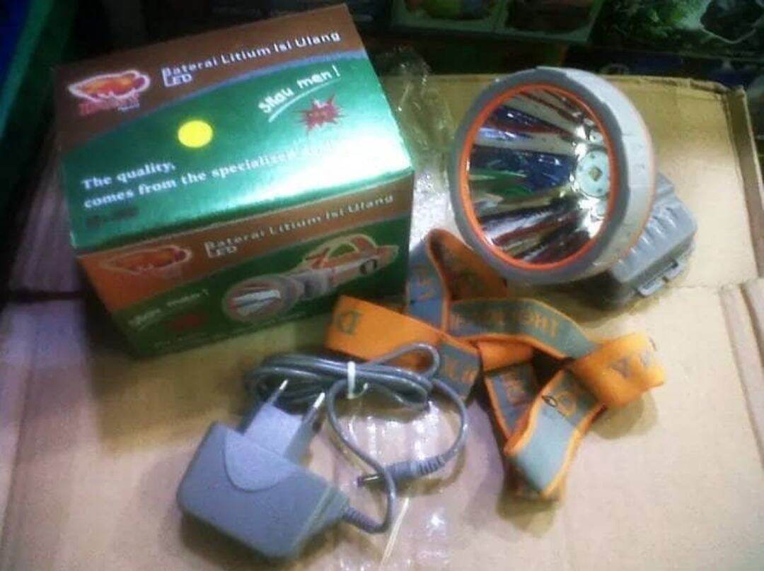 Senter Kepala Dony KL-193 Cahaya Kuning Senter Kepala 15 Watt | Lazada ...
