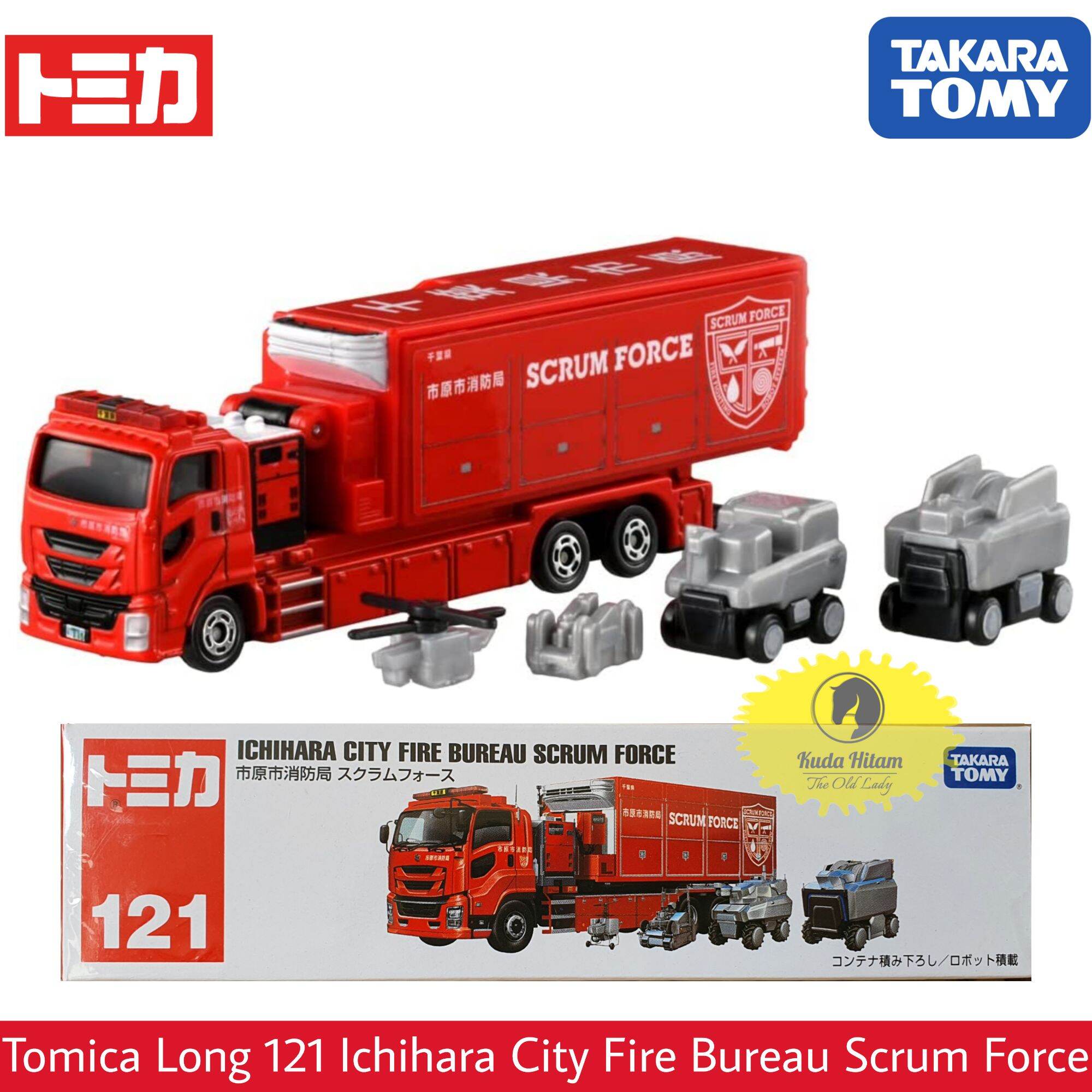 Tomica Long 121 Ichihara City Fire Bureau Scrum Force | Lazada Indonesia