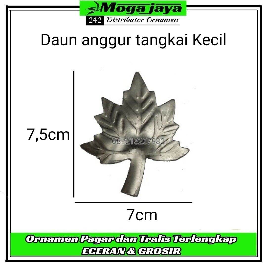daun anggur ornamen tralis pagar besi tempa plat | Lazada Indonesia